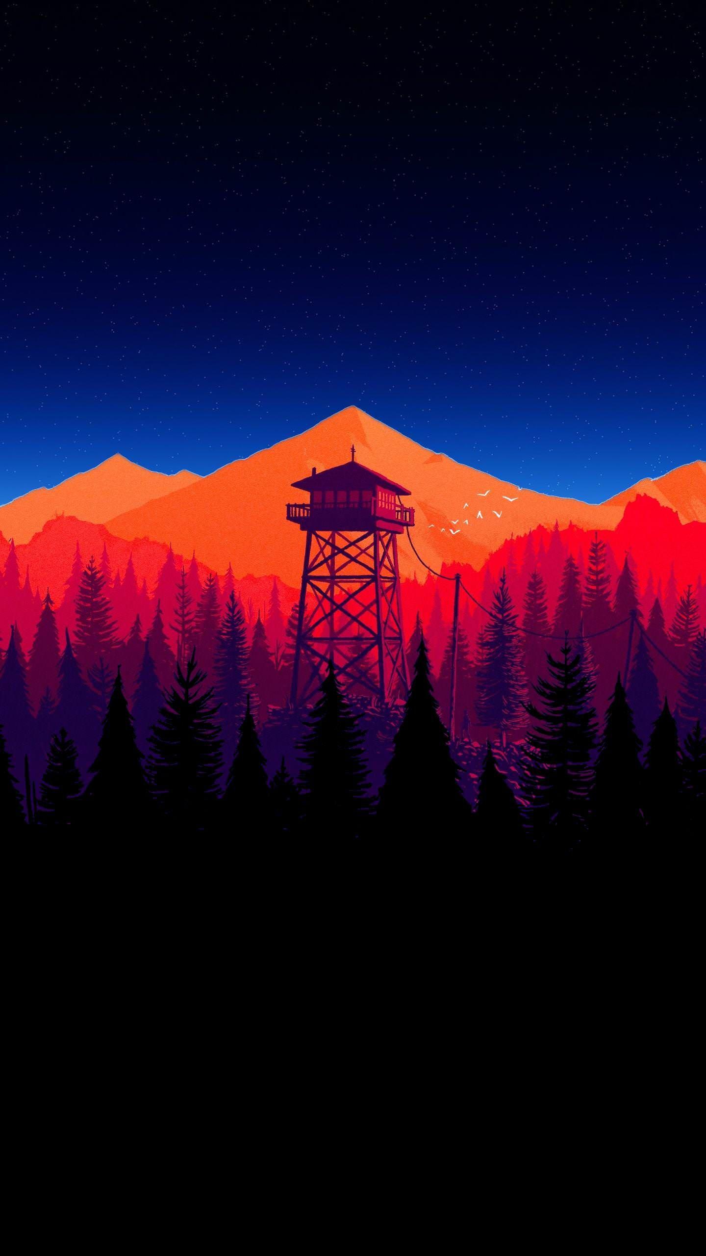 Watchtower Sunset Wallpapers - Wallpaper Cave