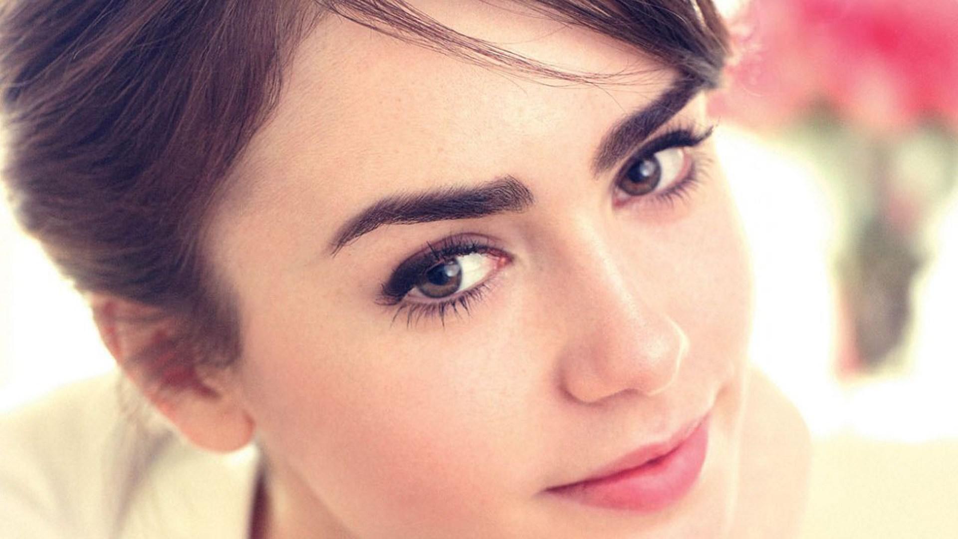 Lily Collins Close-up Wallpapers - Wallpaper Cave