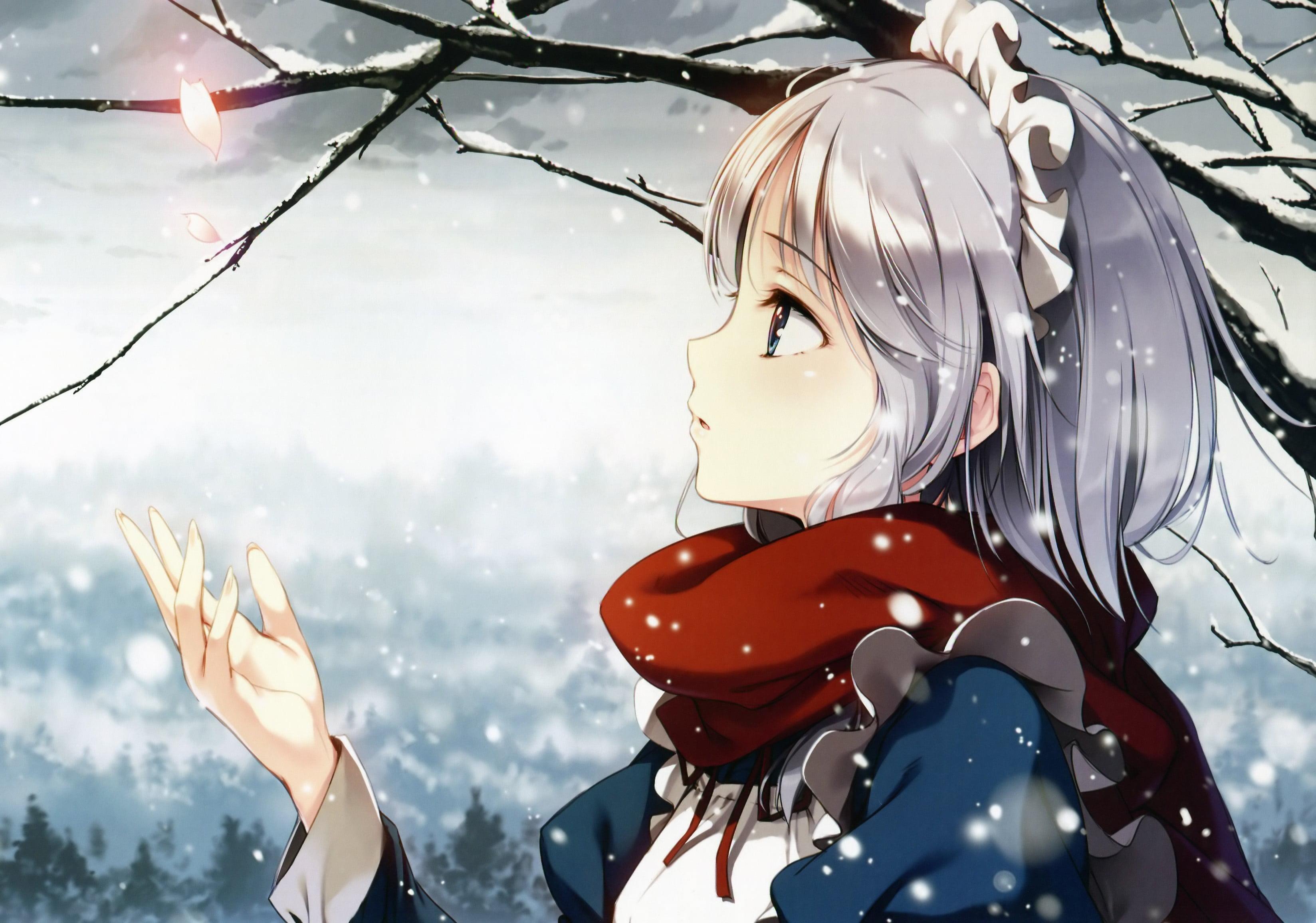 Winter Cartoon Girl Hd Wallpapers - Wallpaper Cave