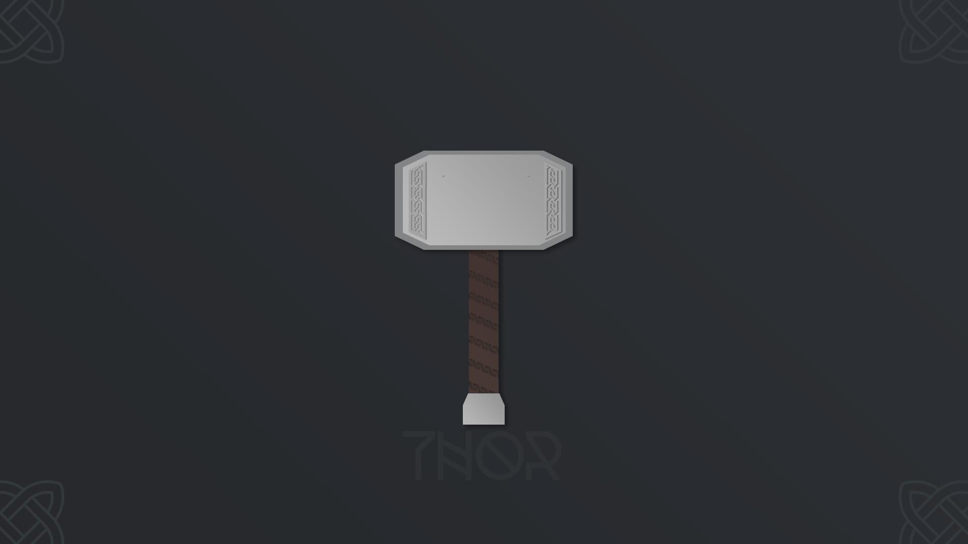 Thor Minimal Wallpapers - Wallpaper Cave