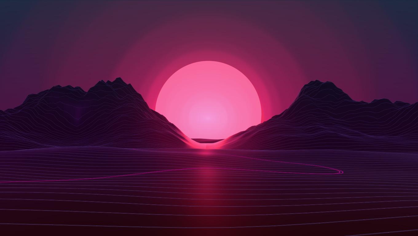 Retro Sun PC Wallpapers - Wallpaper Cave