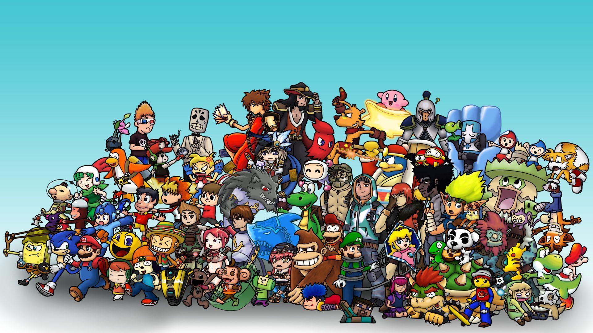 Cartoon Gaming Wallpapers Wallpaper Cave