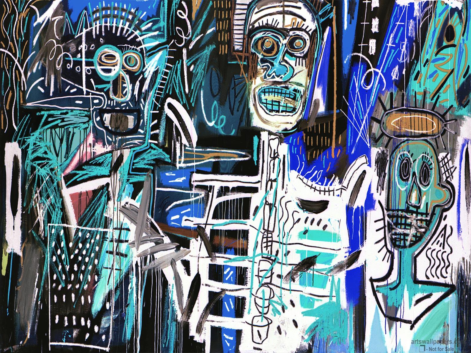 Jean Michel Basquiat Art Wallpaper Jean Michel Basquiat, The Figure,