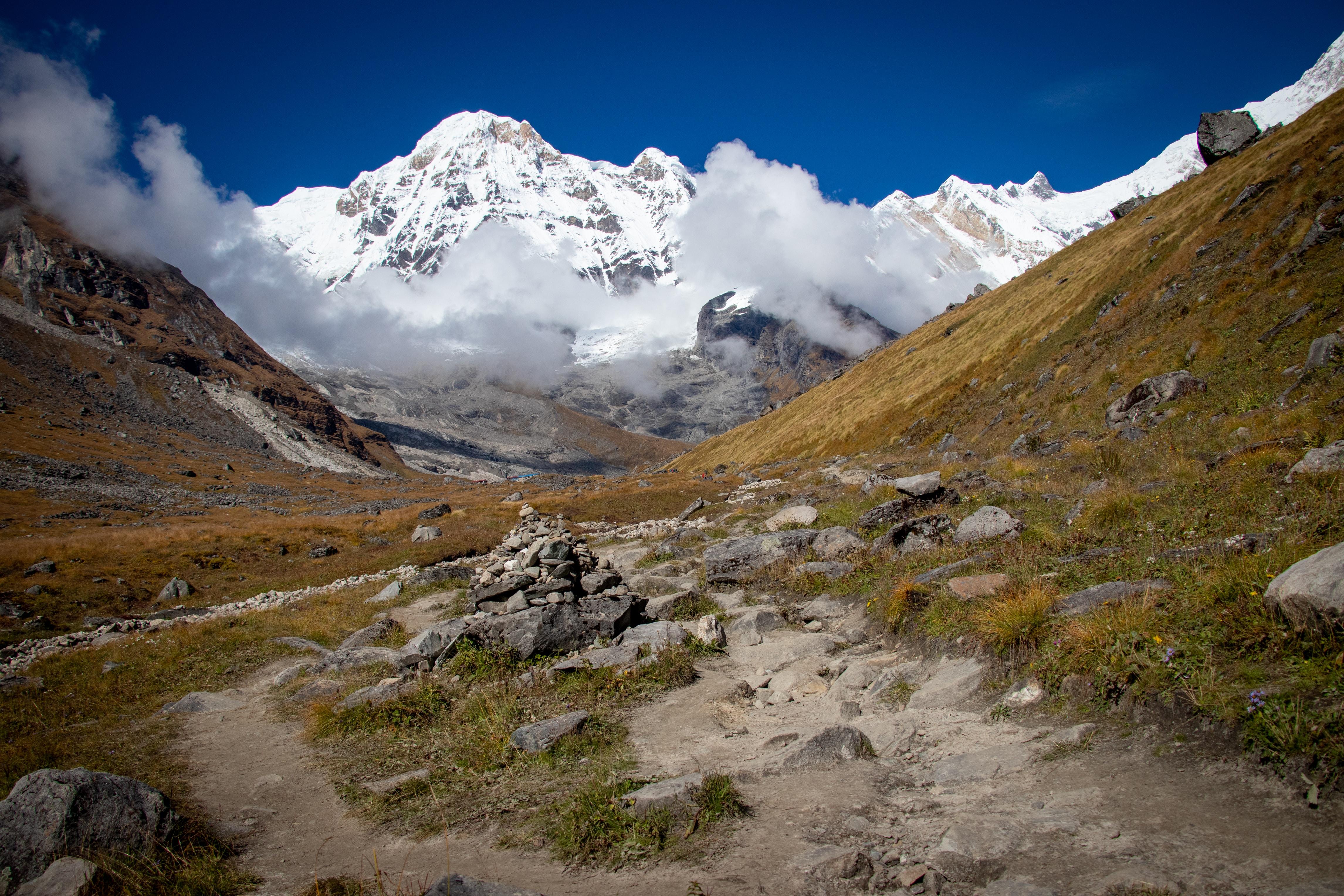 Annapurna Massif Mountains Wallpapers - Wallpaper Cave