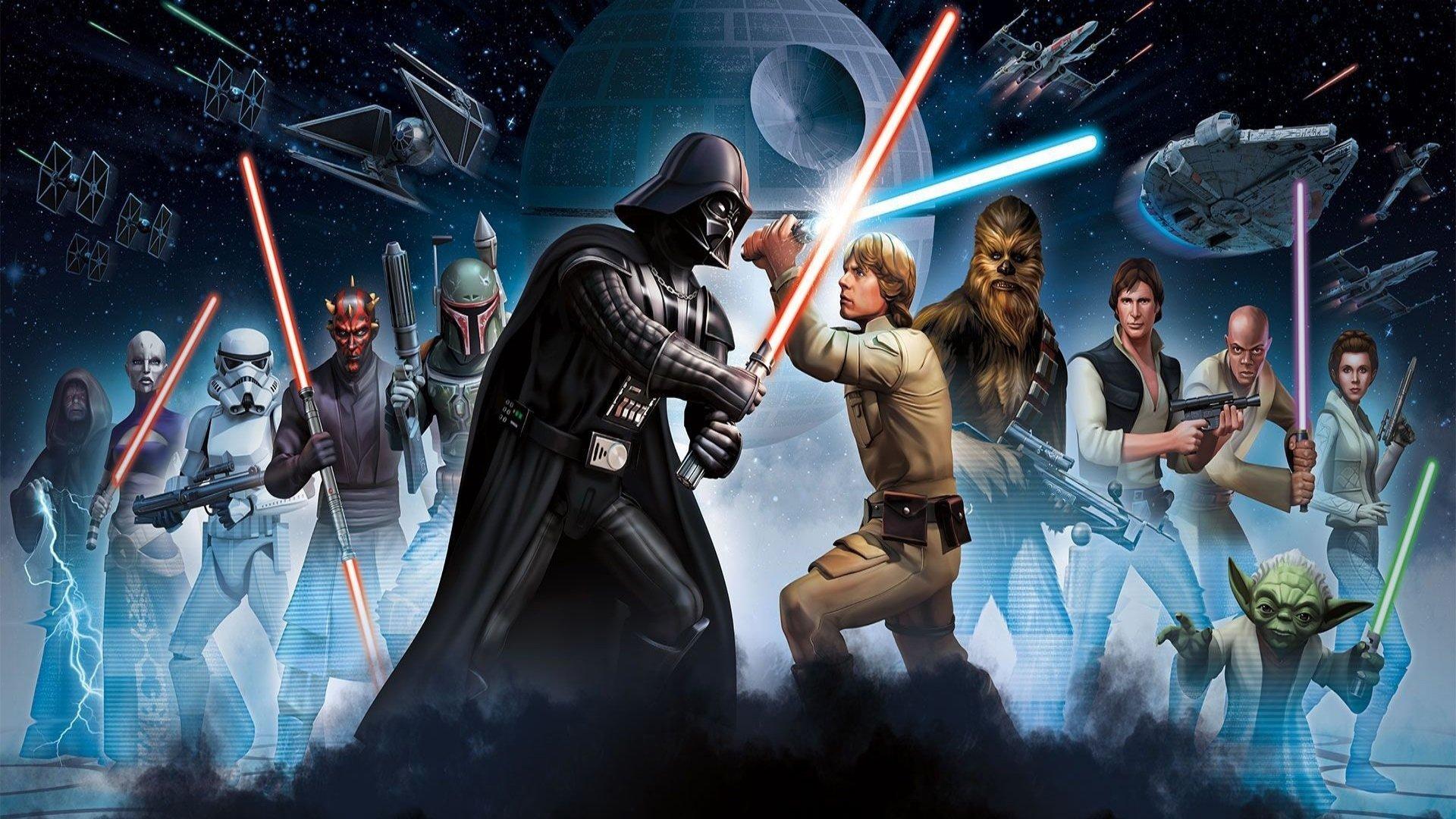 Luke Skywalker Vs Darth Vader Wallpapers Wallpaper Cave