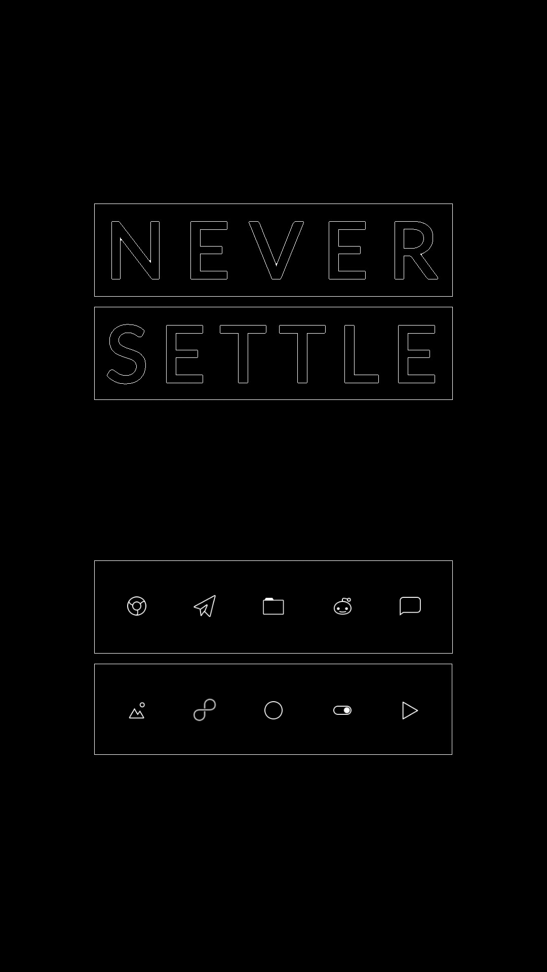 Never Settle Amoled Wallpapers - Wallpaper Cave