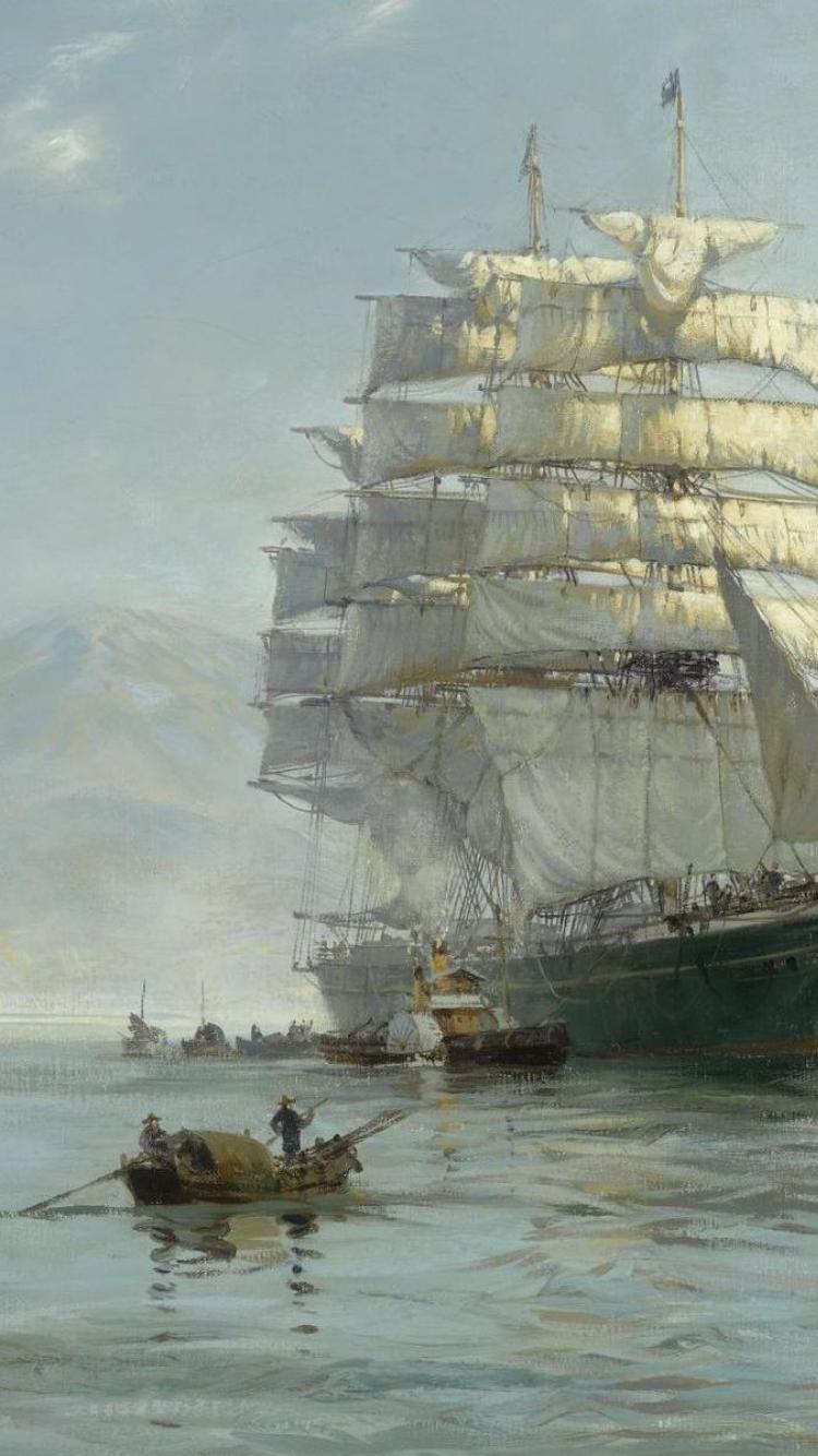 Ship With Sails Mobile Wallpapers - Wallpaper Cave