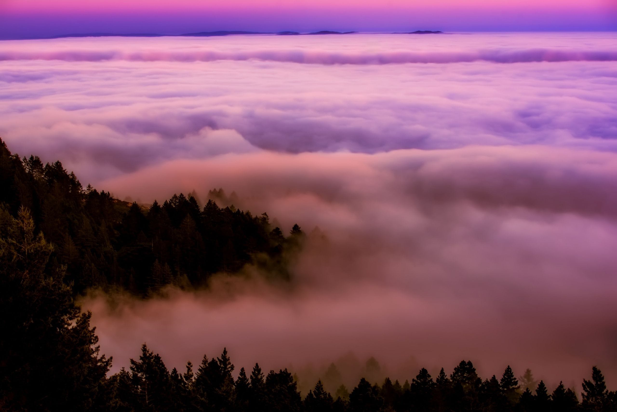 Fog Sunset Wallpapers - Wallpaper Cave