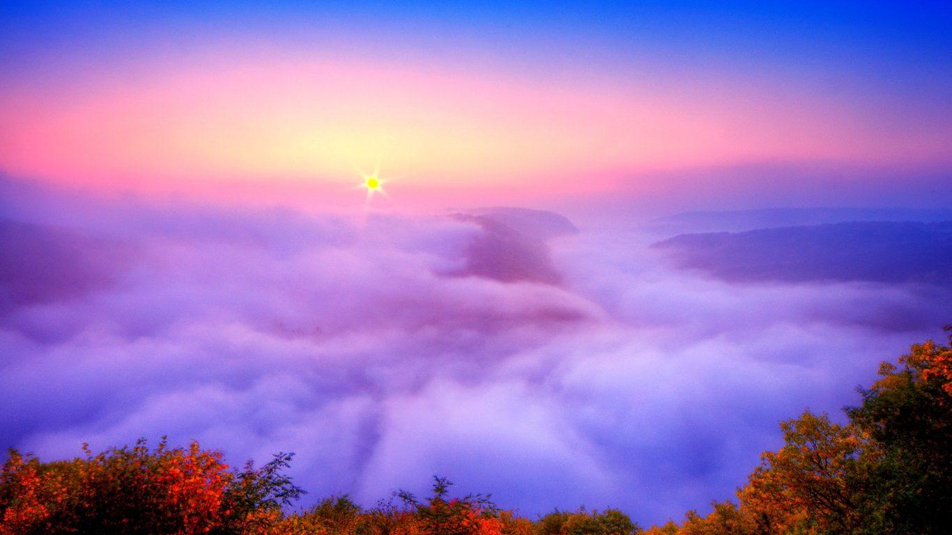 Fog Sunset Wallpapers - Wallpaper Cave