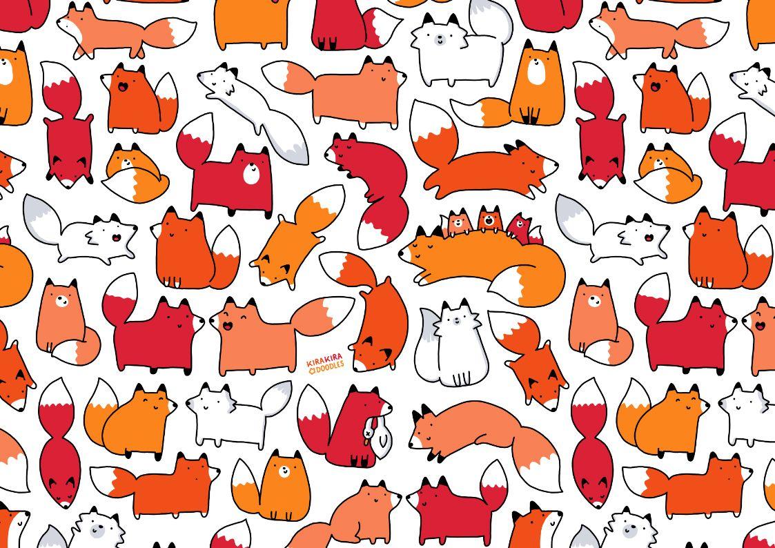 Fox Patterns Wallpapers - Wallpaper Cave