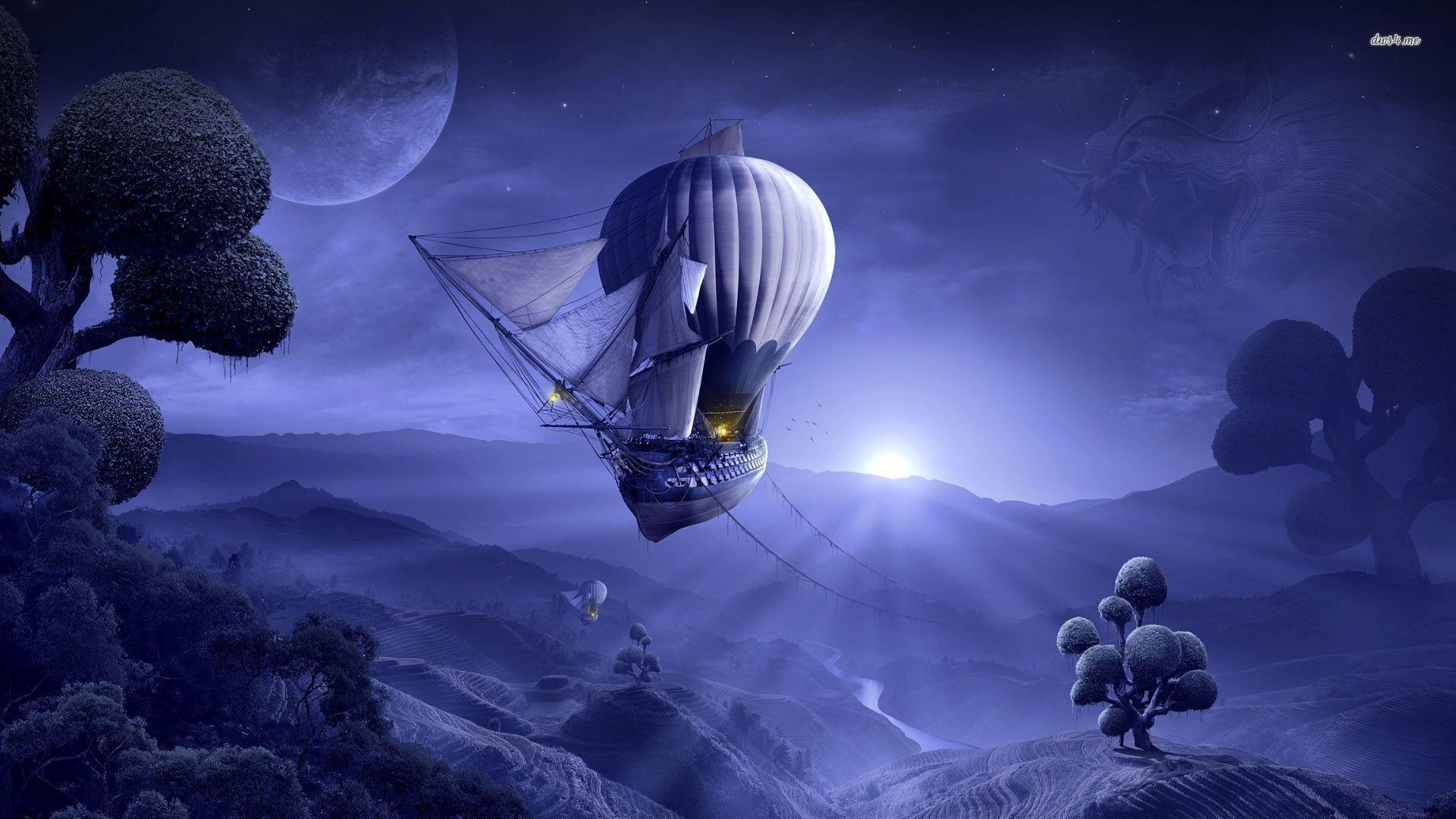 Hot Air Balloon Fantasy Wallpapers - Wallpaper Cave
