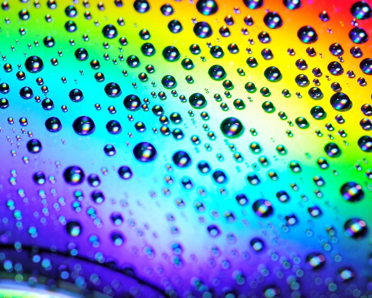 Rainbow Water Drops Wallpapers - Wallpaper Cave