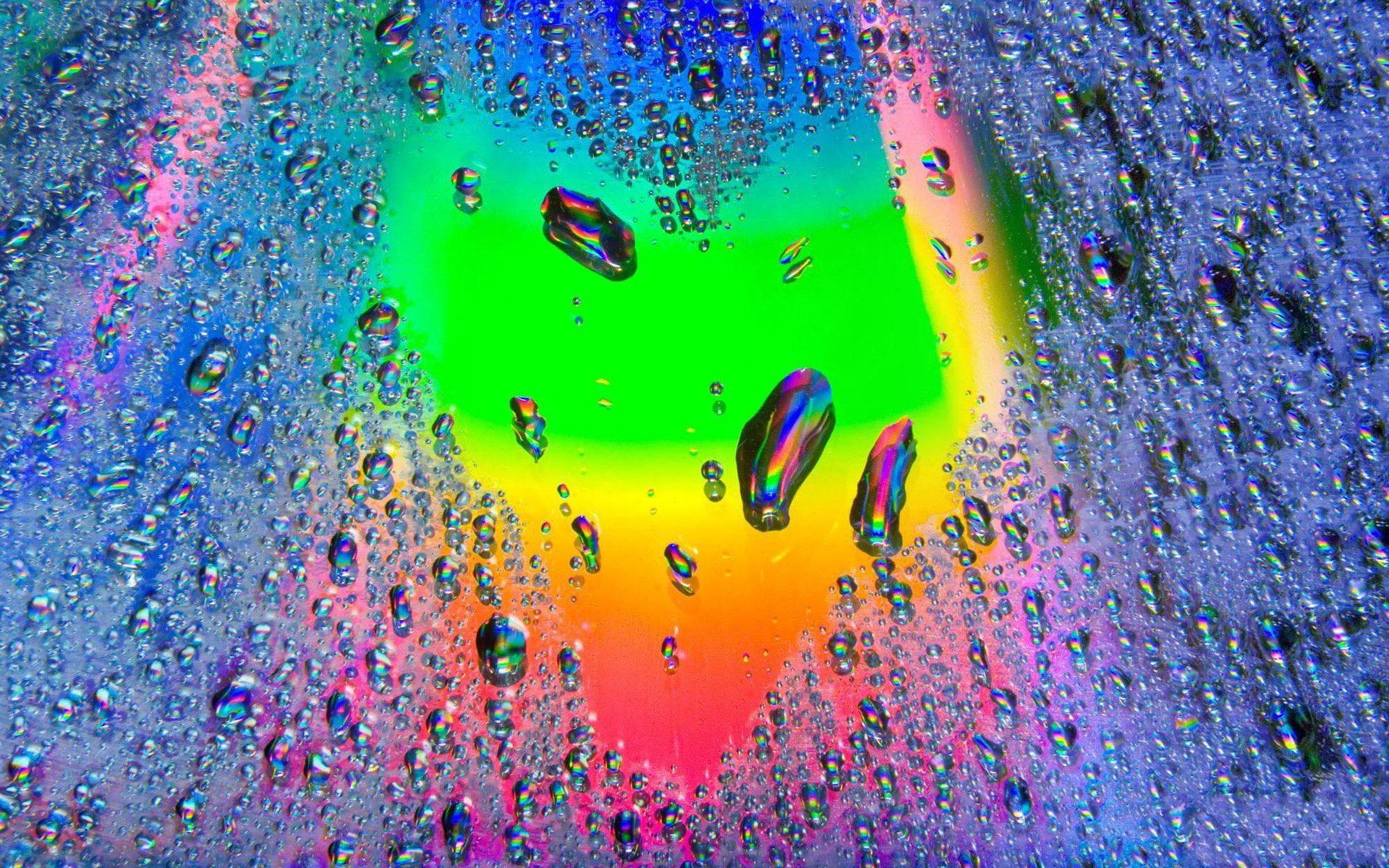 Rainbow Water Drops Wallpapers - Wallpaper Cave
