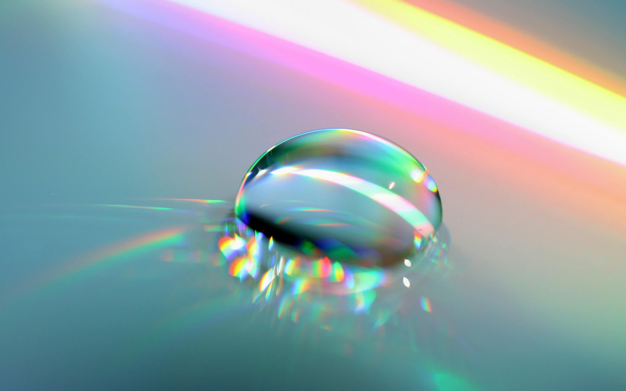 Rainbow Water Drops Wallpapers - Wallpaper Cave