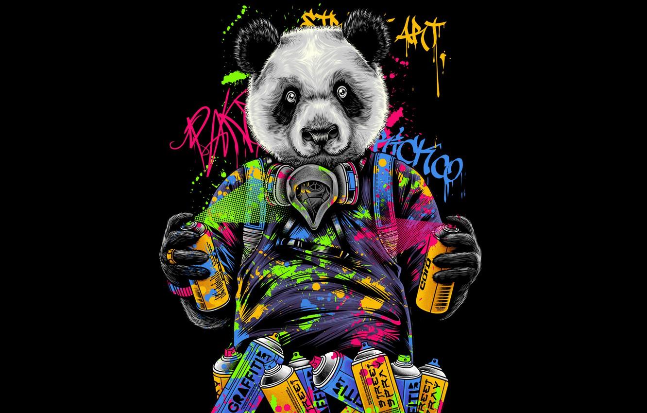 Colourfull Panda Wallpapers - Wallpaper Cave