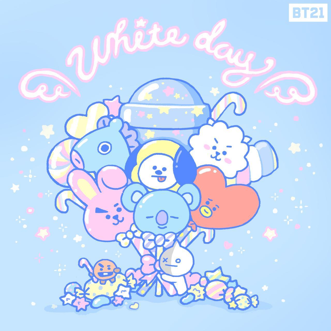 Valentines BT21 Wallpapers - Wallpaper Cave