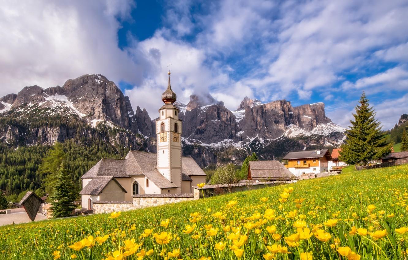 Church Tyrol Italy Wallpapers - Wallpaper Cave