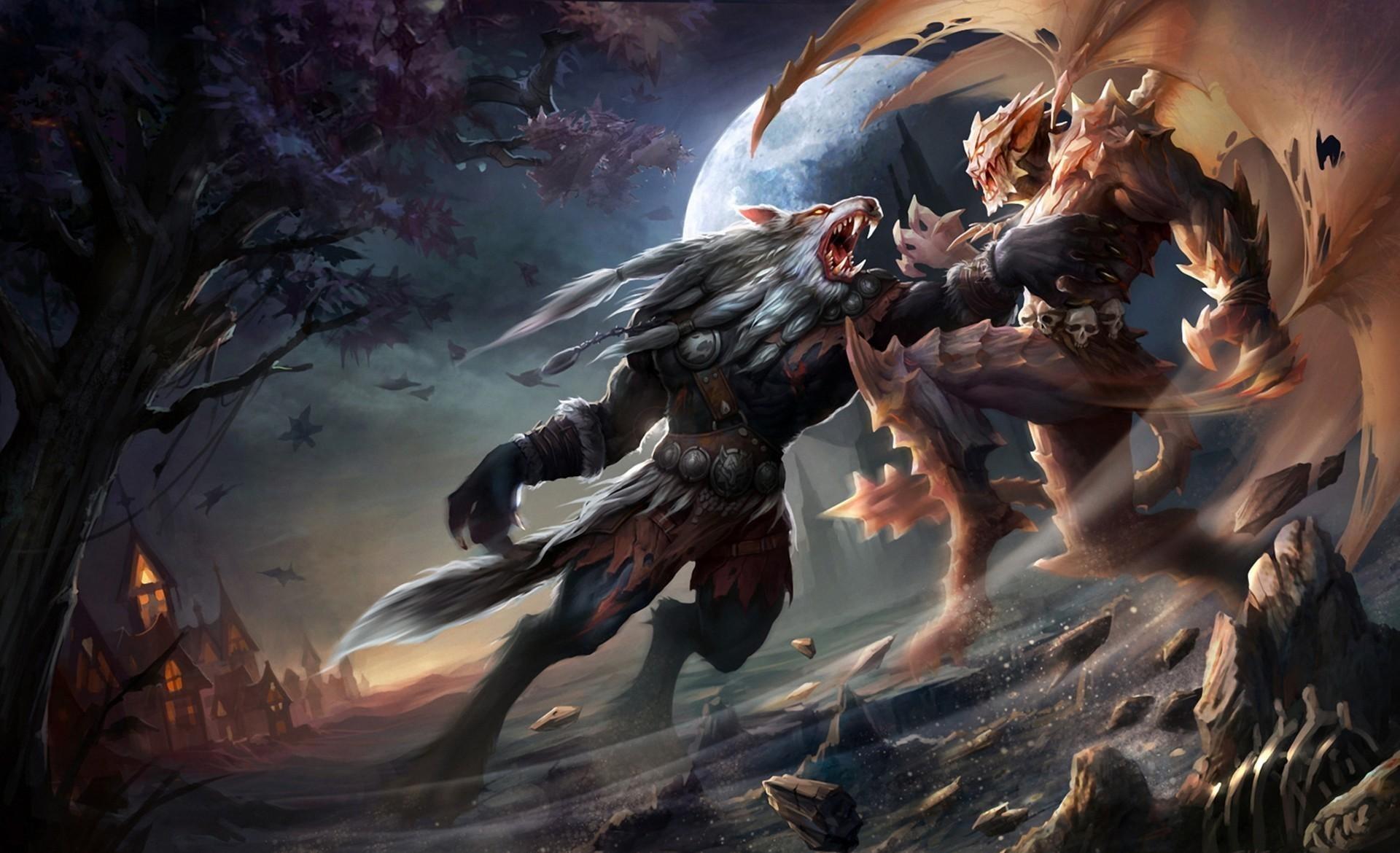 Wolves And Vampire Wallpapers - Wallpaper Cave