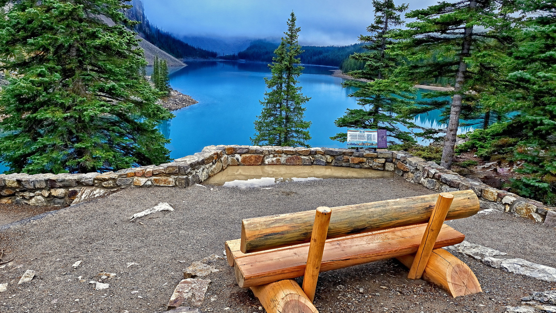 Bench By The Lake Wallpapers - Wallpaper Cave