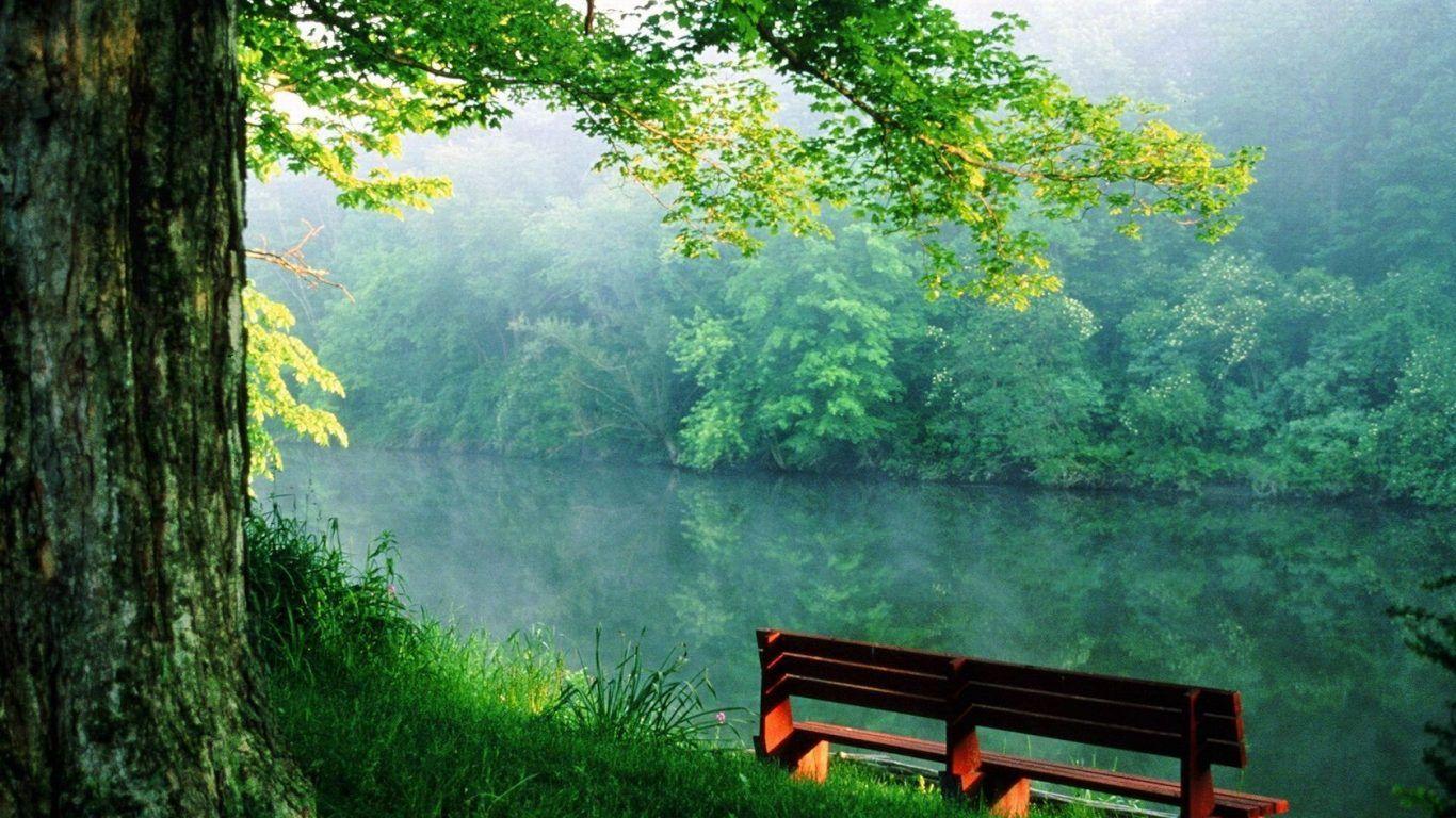 Bench By The Lake Wallpapers - Wallpaper Cave