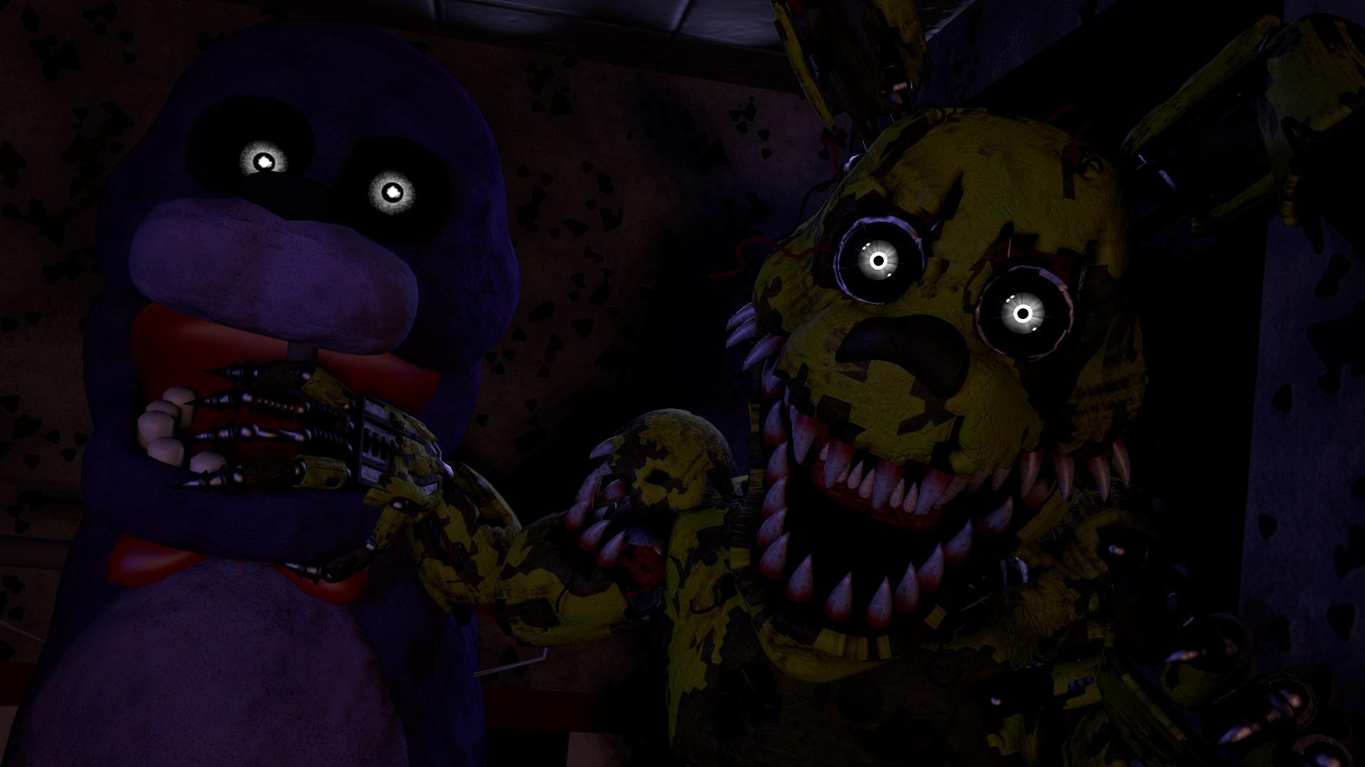 FNAF Nightmare Springtrap Wallpapers - Wallpaper Cave
