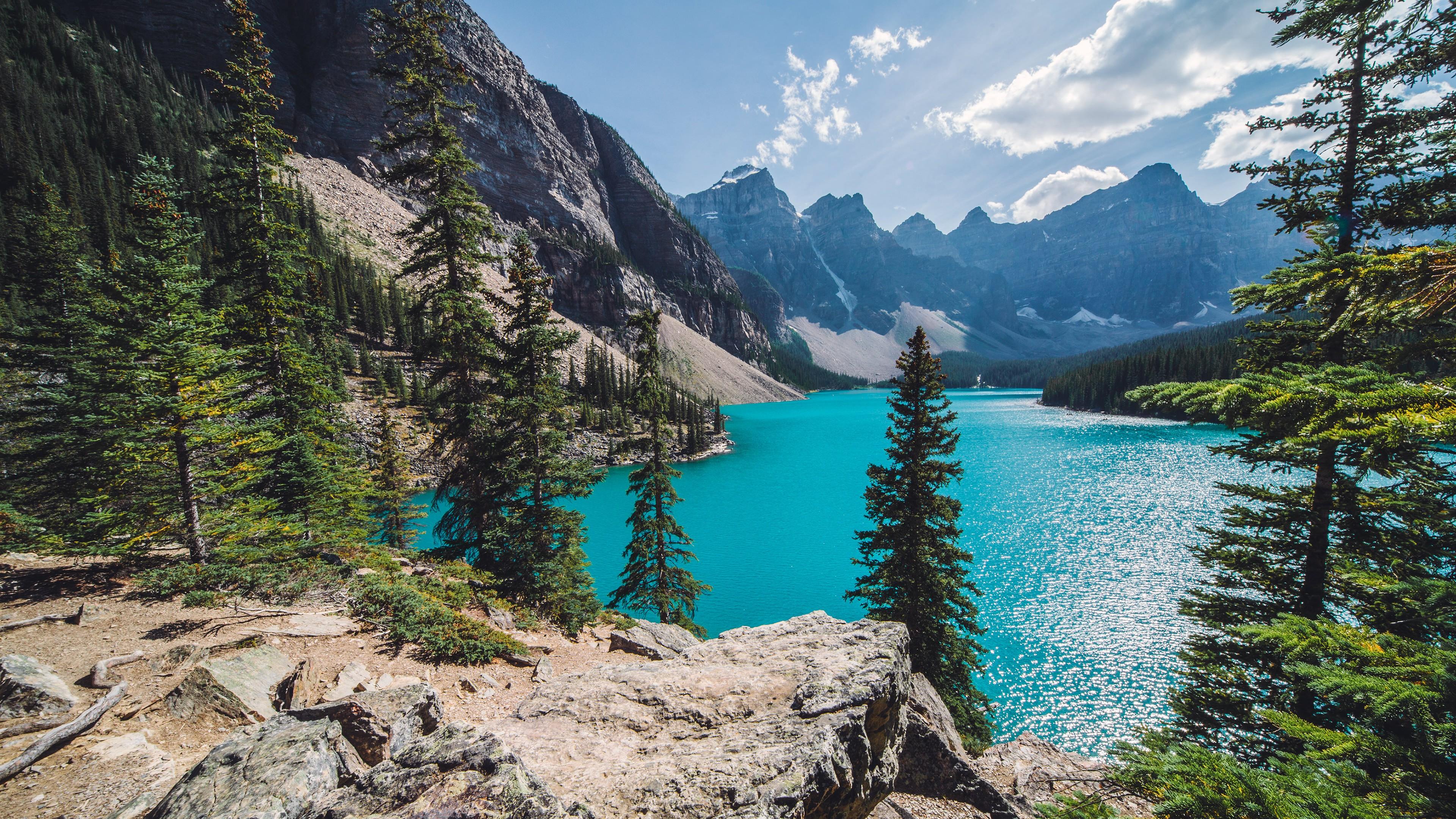 Moraine Lake 4K Wallpapers Wallpaper Cave