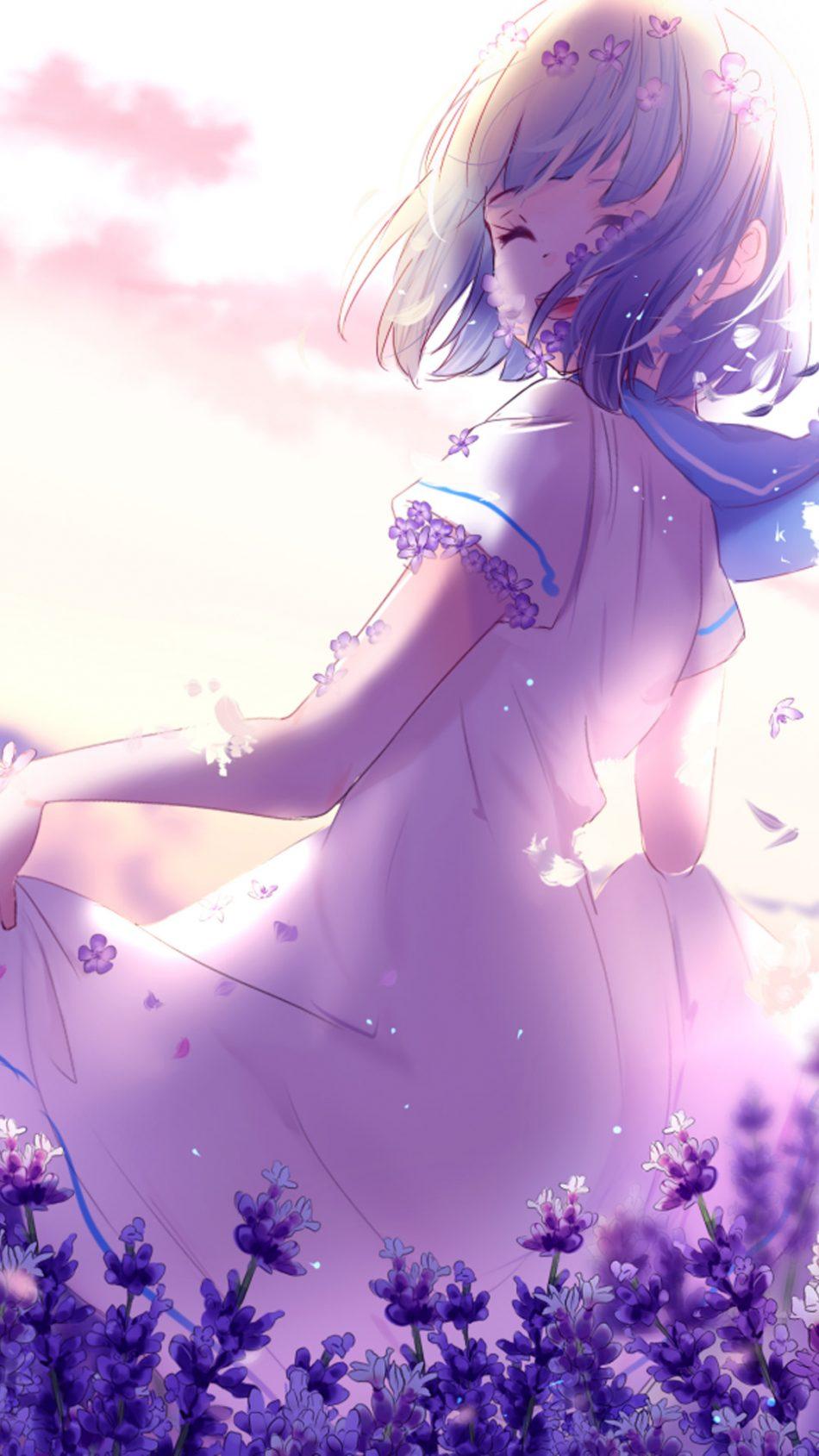 Anime Girl Violet Wallpapers Wallpaper Cave