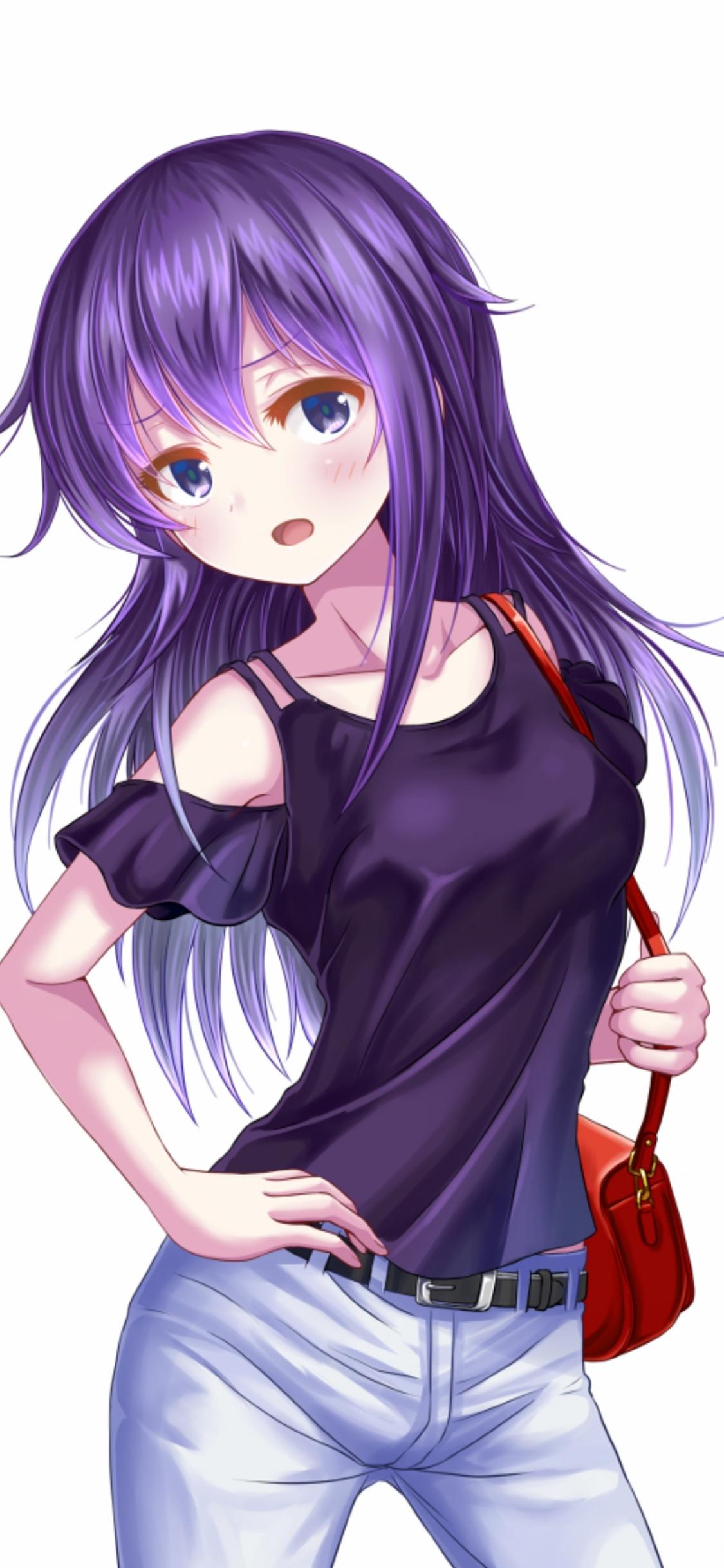Anime Girl Violet Wallpapers Wallpaper Cave
