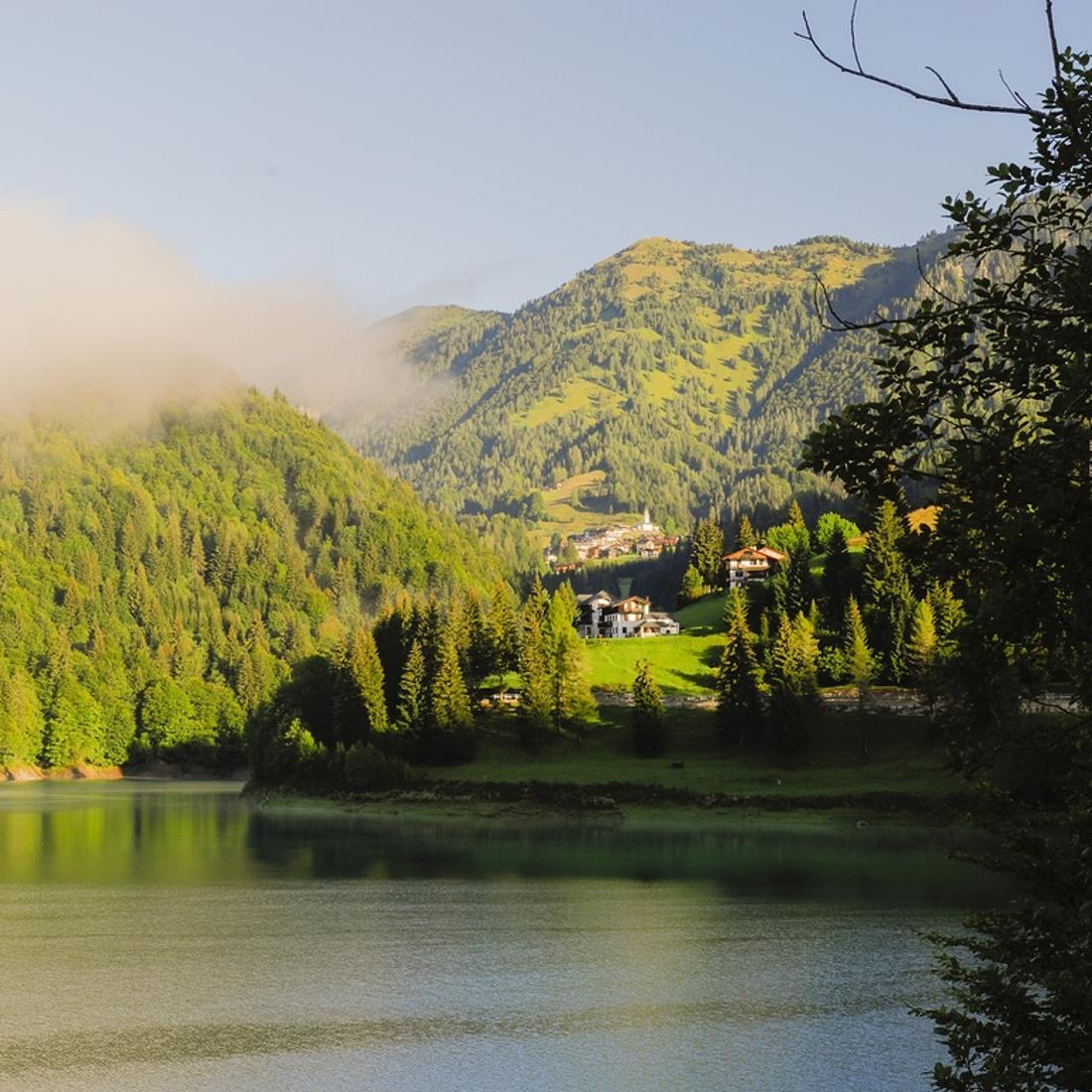 Sauris Lake Italy Wallpapers - Wallpaper Cave