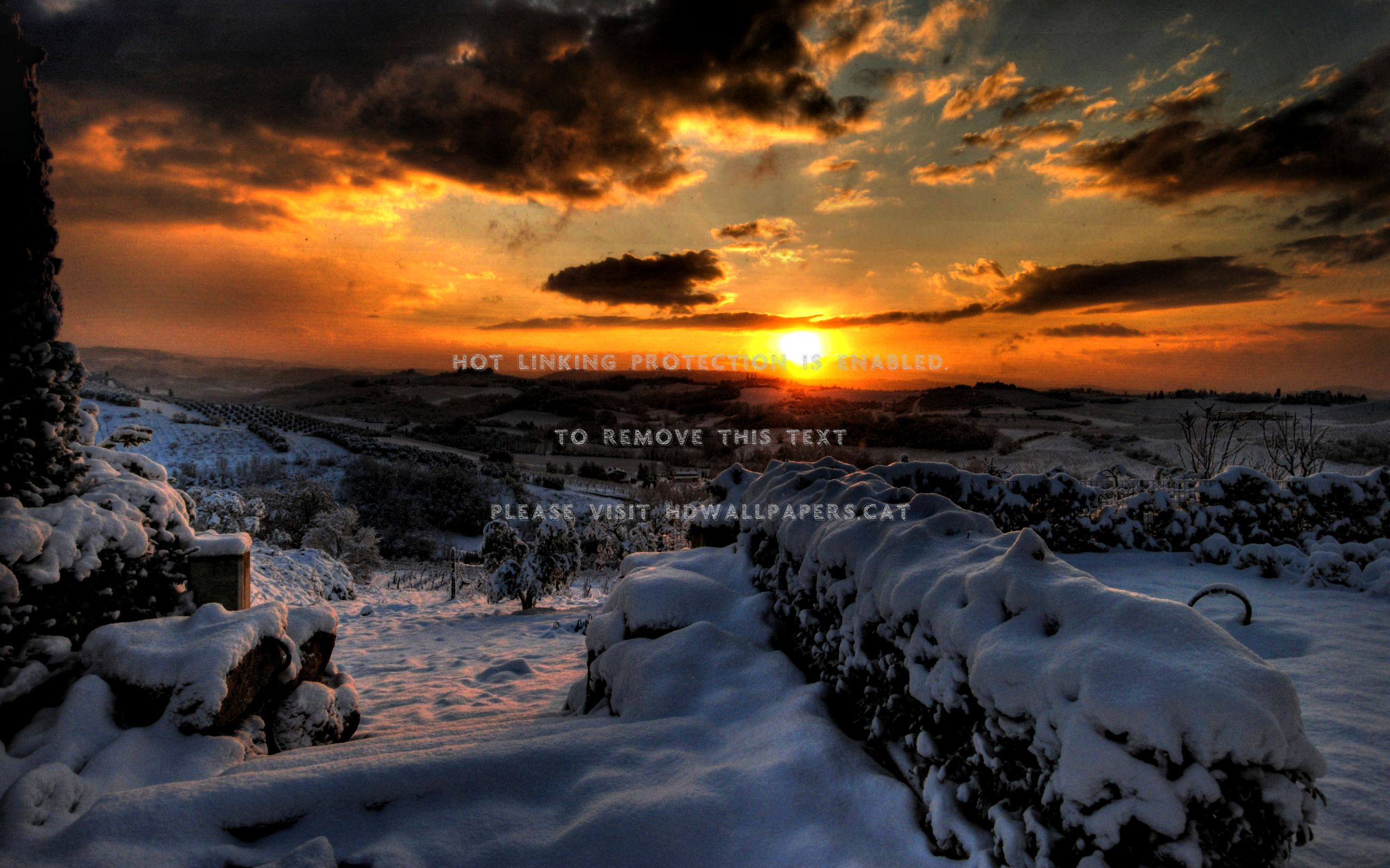 Lovely Winter Sunset Wallpapers - Wallpaper Cave