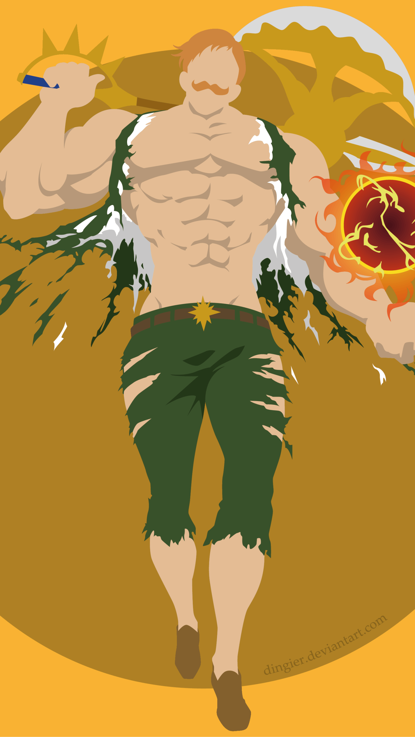 Escanor Mobile Wallpapers - Wallpaper Cave