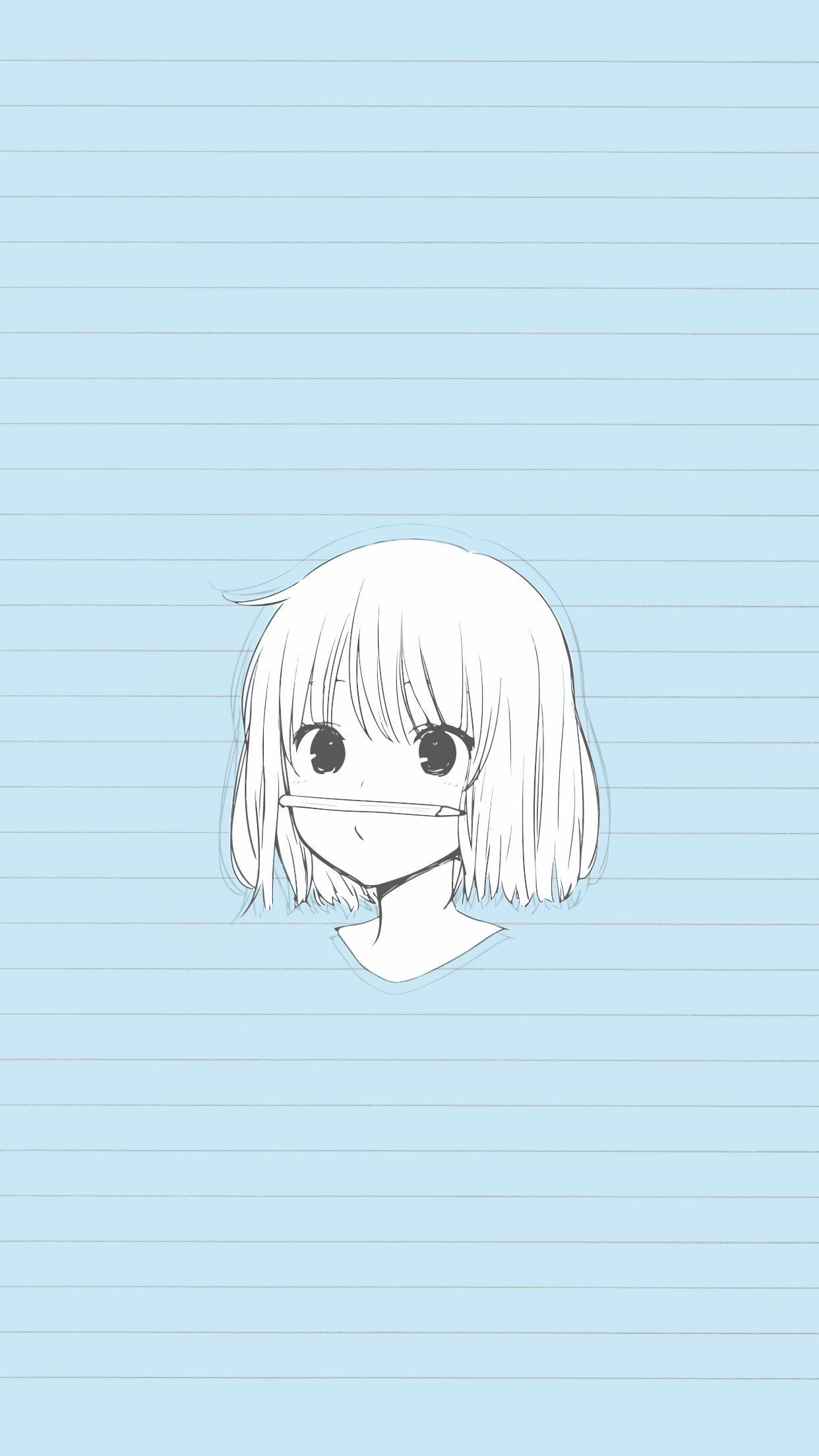 Anime Line Art Light Wallpapers Wallpaper Cave