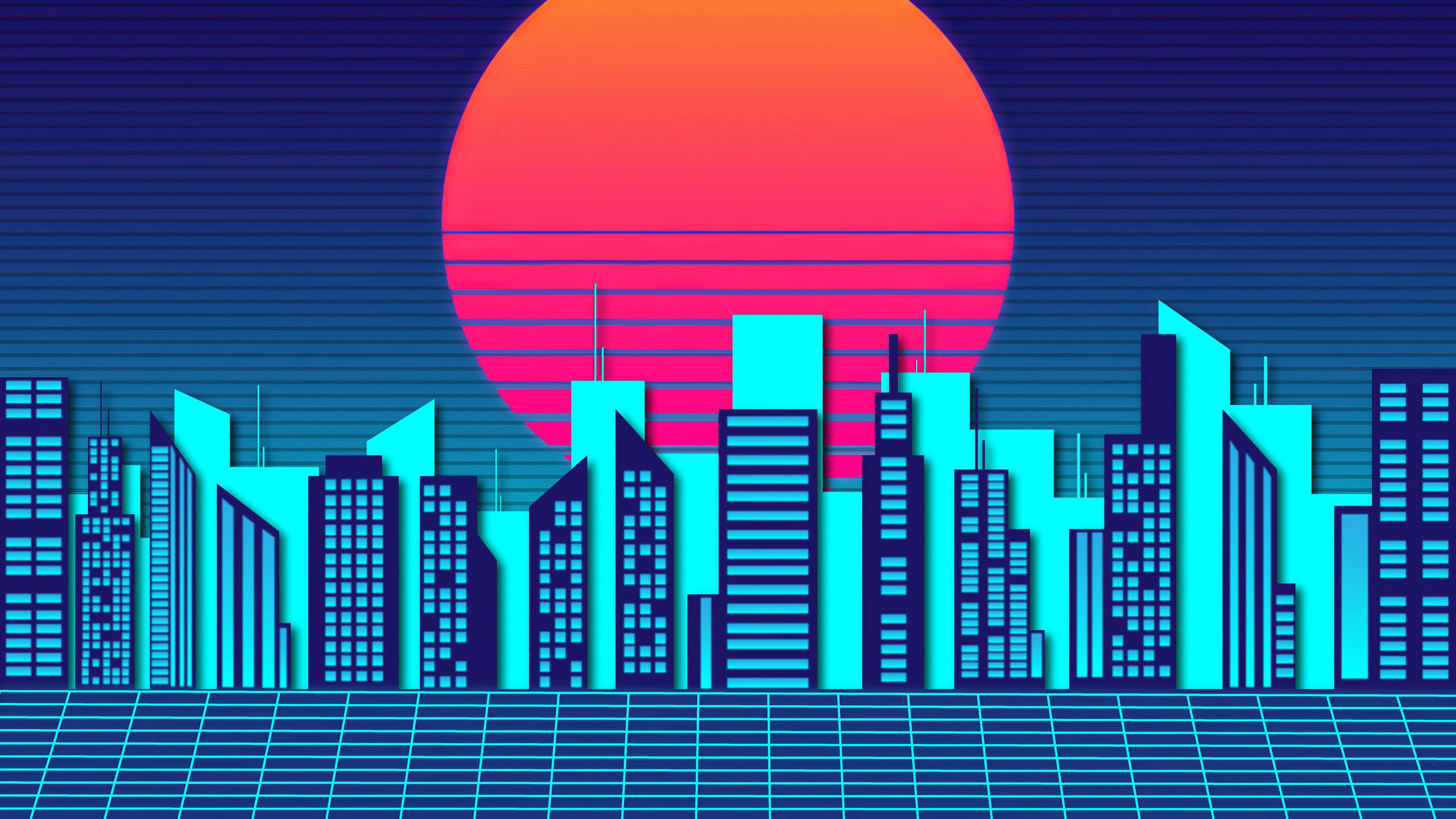 1980s Retro City 4k Wallpapers - Wallpaper Cave