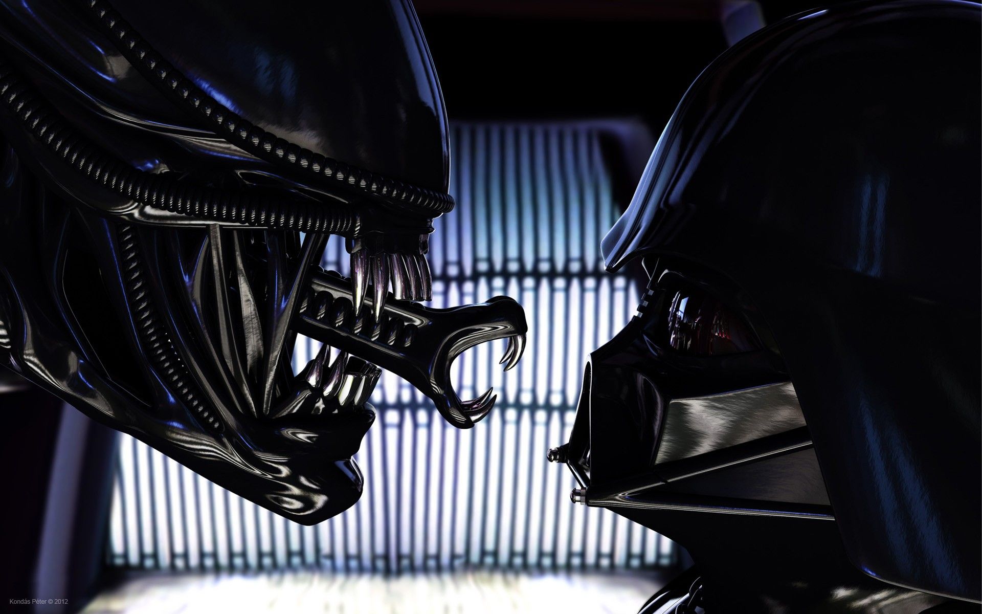 Darth Vader Star Wars Vs Aliens Fantasy Sci-Fi 4K Wallpapers ...