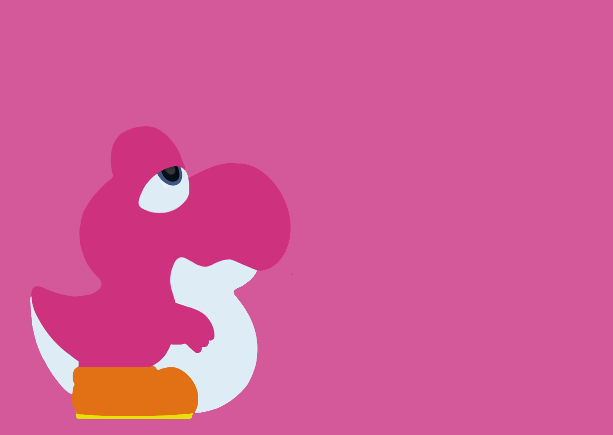 Pink Yoshi Blue Yoshi Wallpapers - Wallpaper Cave