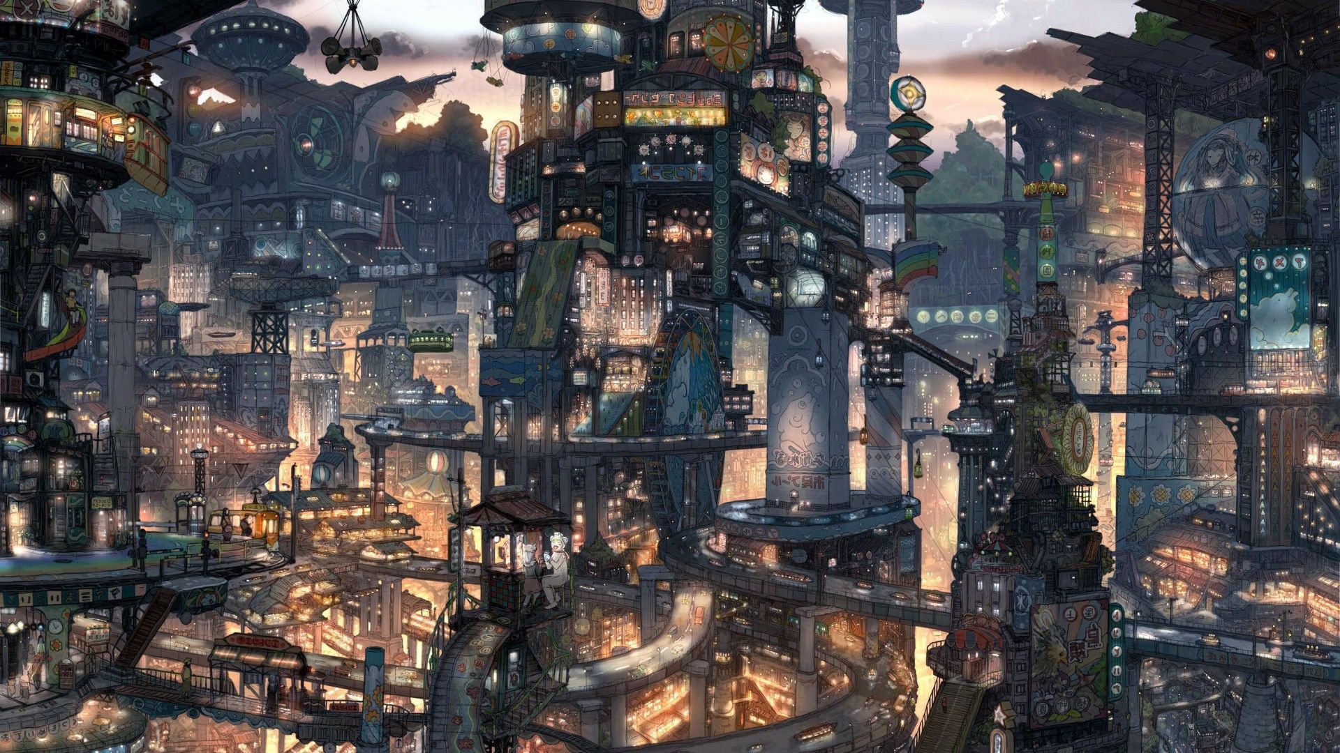 Anime Towns Wallpapers - Wallpaper Cave