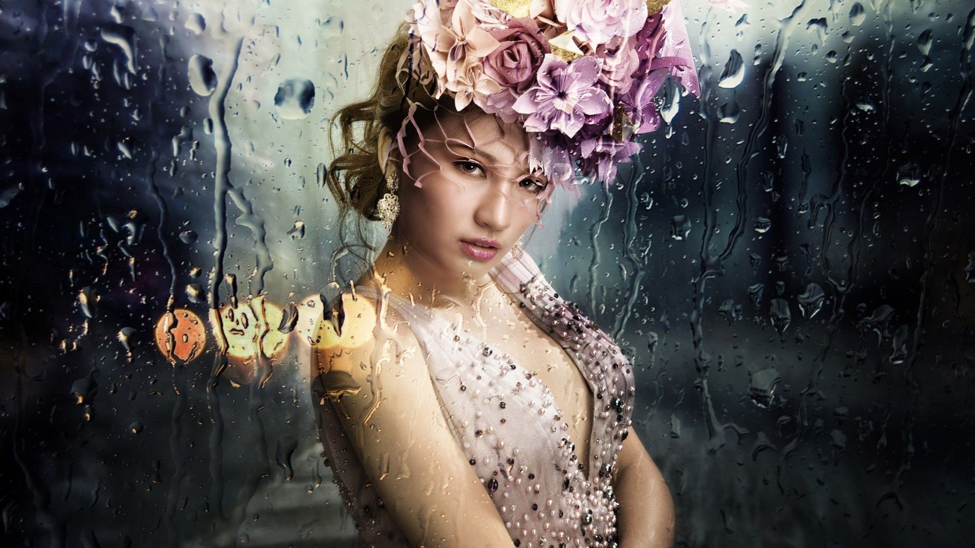 Face Women Water Drop Wallpapers - Wallpaper Cave