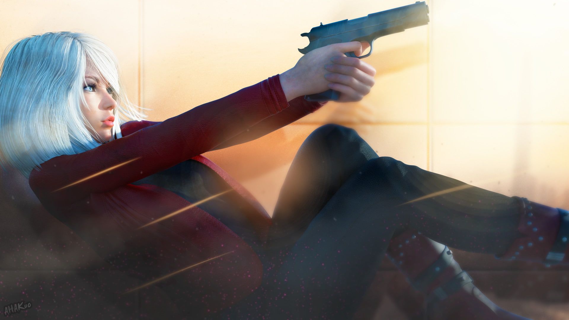 Aesthetic Gun Girl Wallpapers - Wallpaper Cave