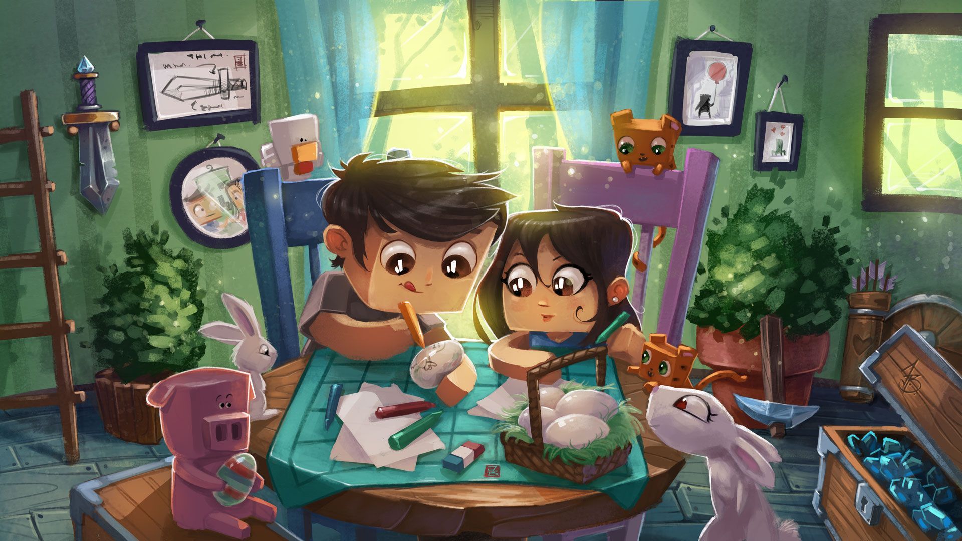 Minecraft Easter Wallpapers - Wallpaper Cave