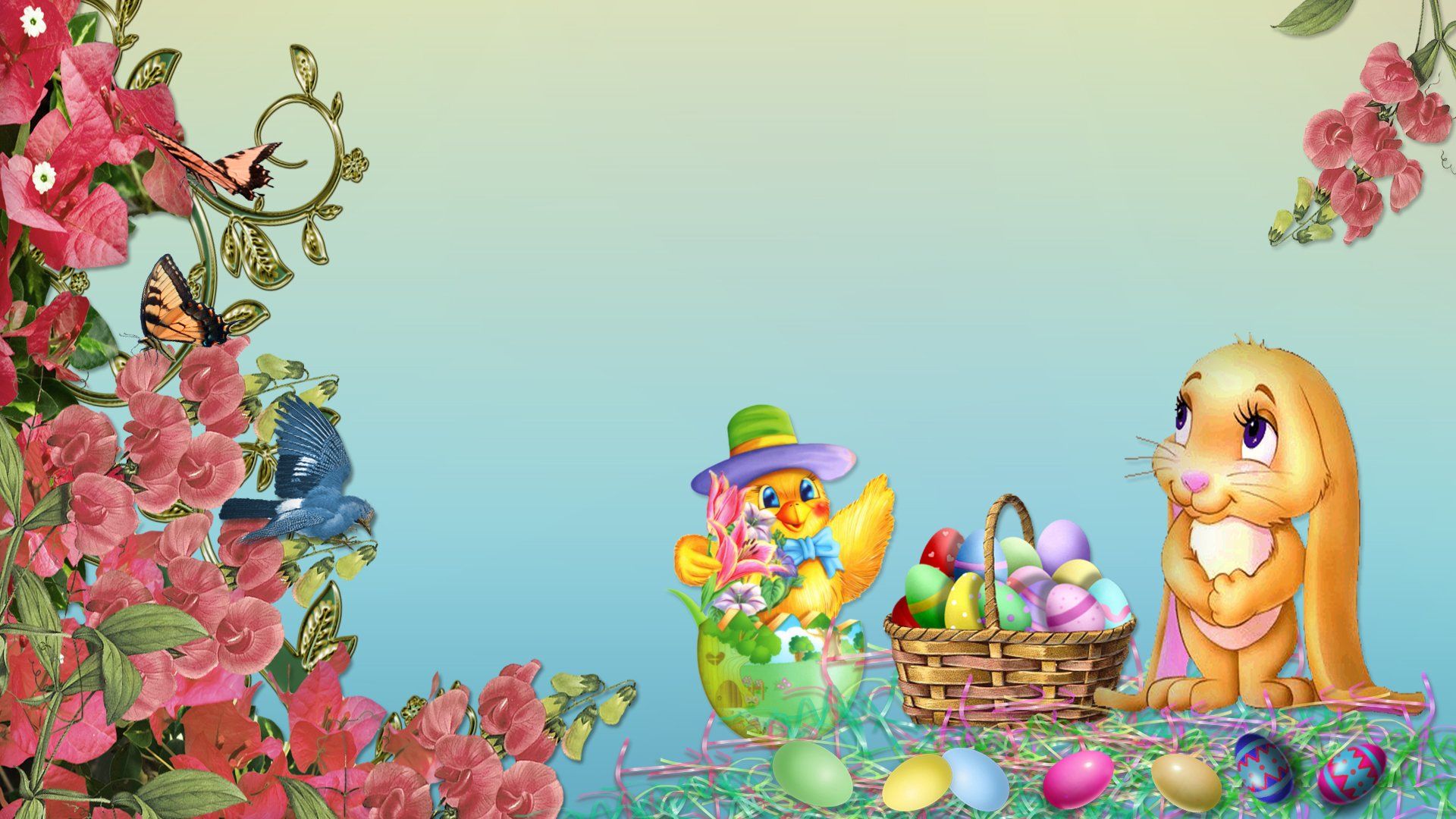 Easter Butterflies Wallpapers - Wallpaper Cave