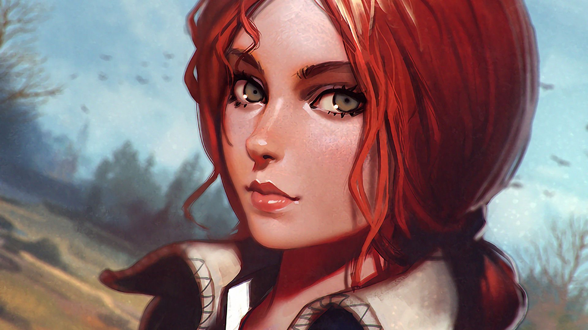 The Witcher Triss Merigold Desktop Wallpapers - Wallpaper Cave