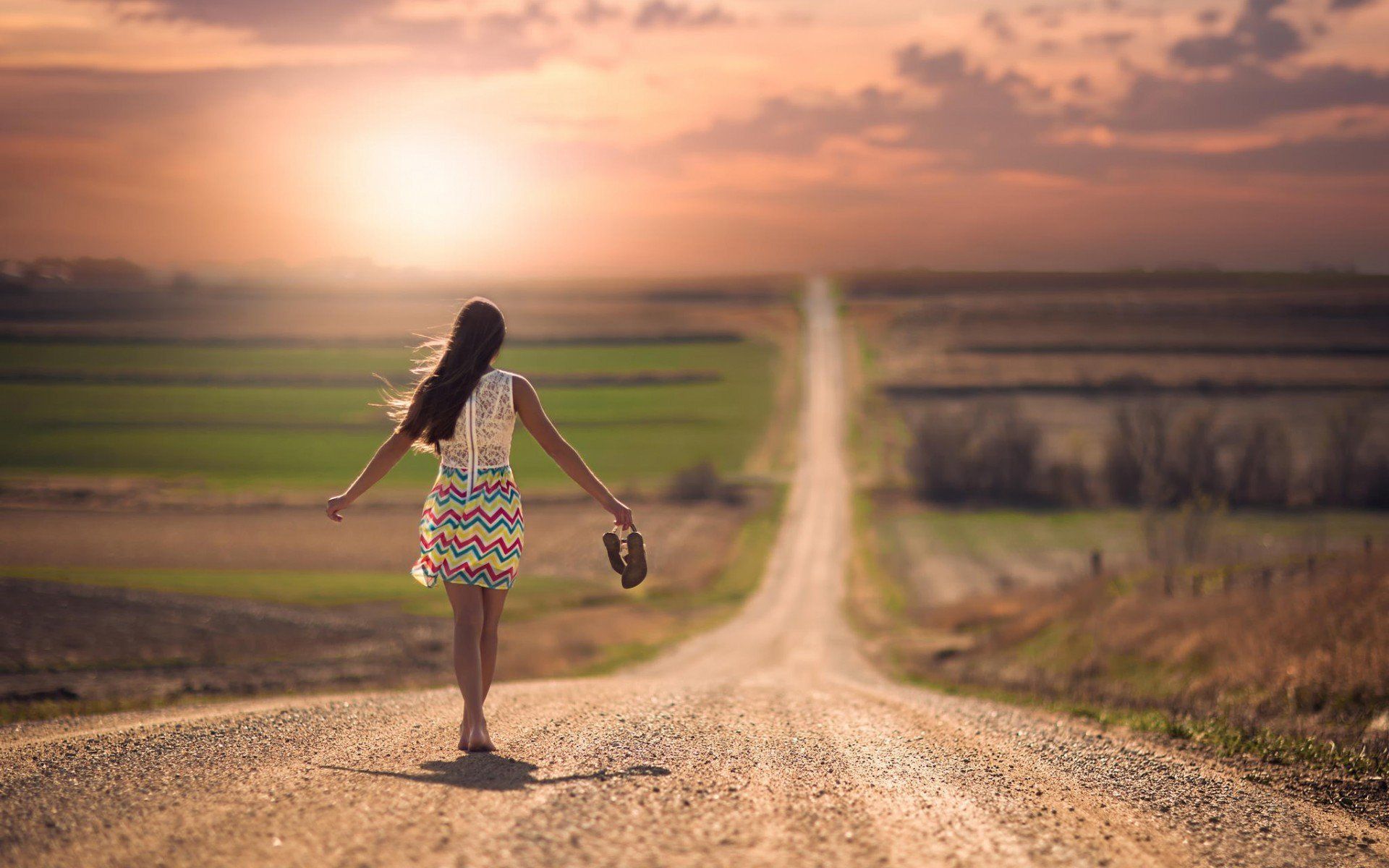 Girl And Road Wallpapers - Wallpaper Cave