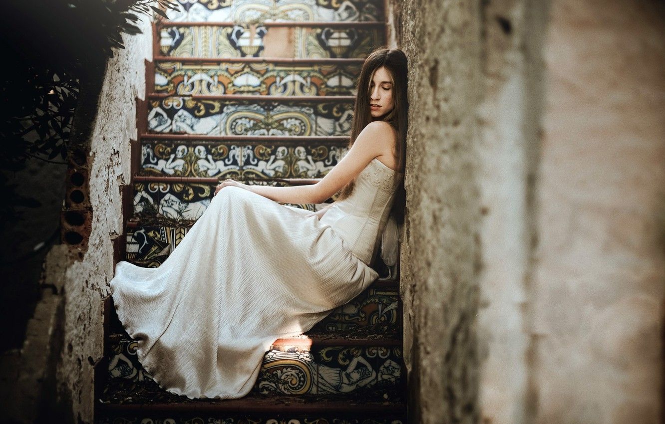 Girl And Ladder Wallpapers - Wallpaper Cave