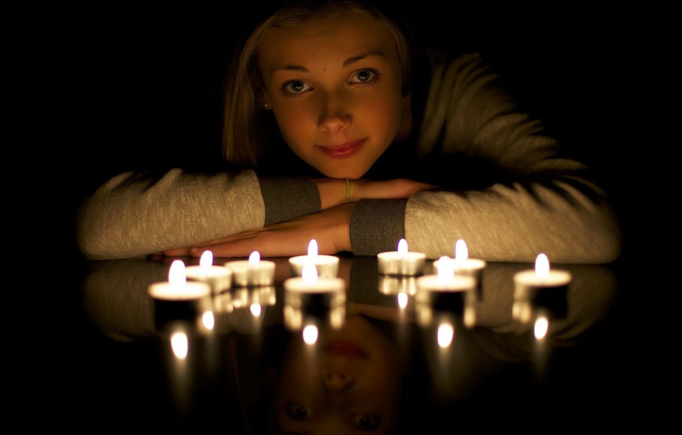 Girl And Candle Wallpapers - Wallpaper Cave