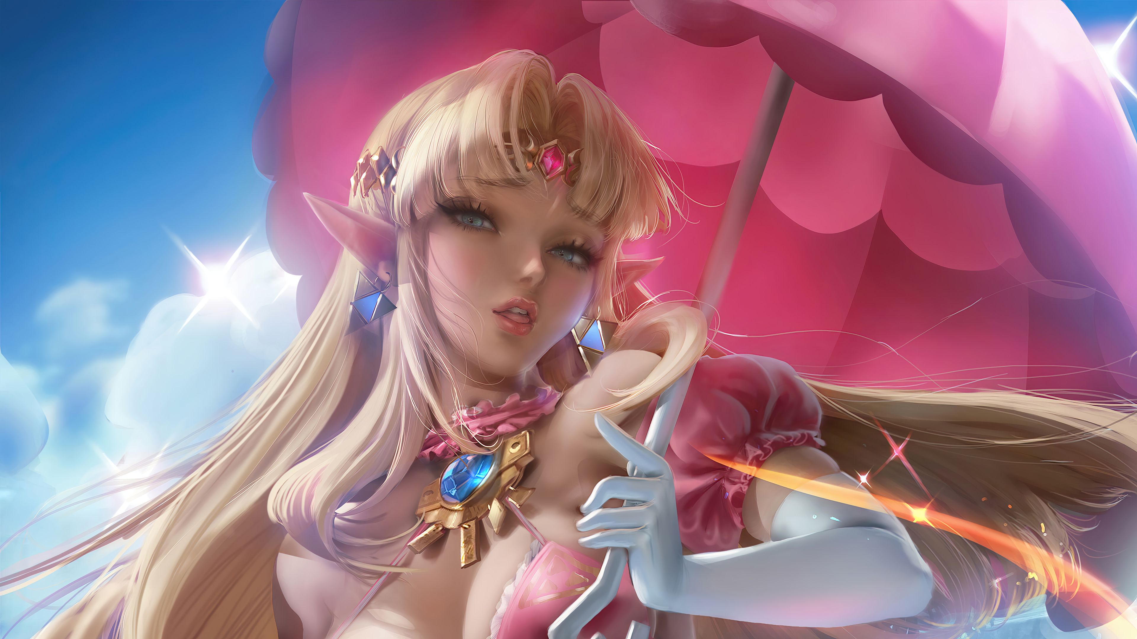Pink Anime Girl Princess Wallpapers Wallpaper Cave