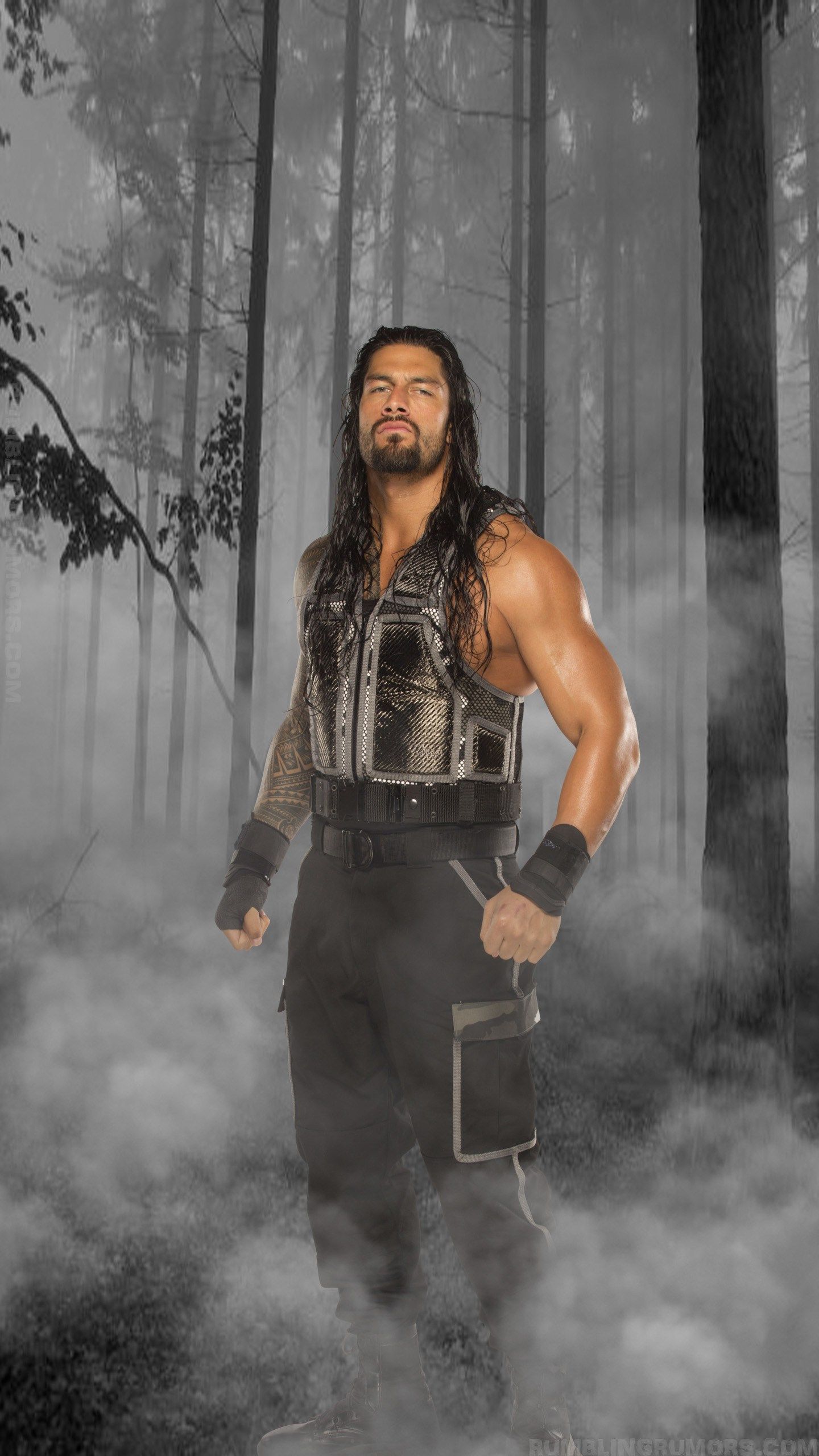 Roman Reigns With Lightning Wallpapers - Wallpaper Cave