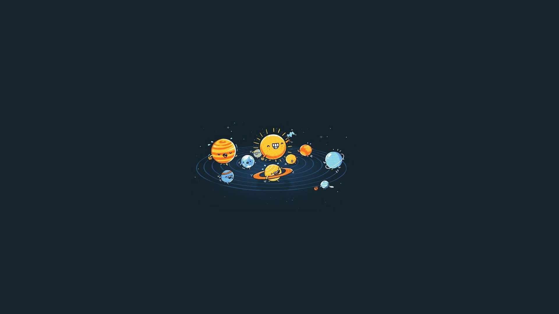 Minimal Solar System HD Wallpapers - Wallpaper Cave