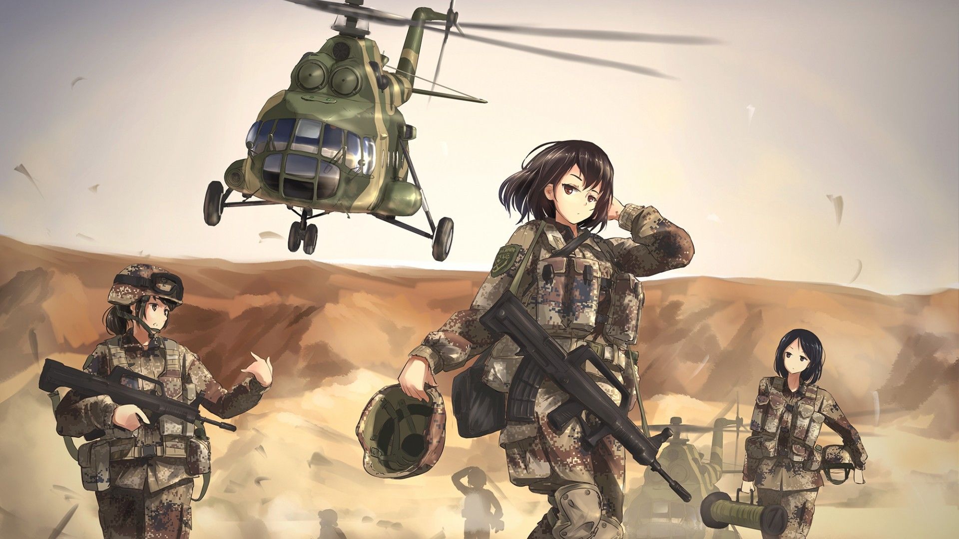 Military Anime Wallpapers - Wallpaper Cave