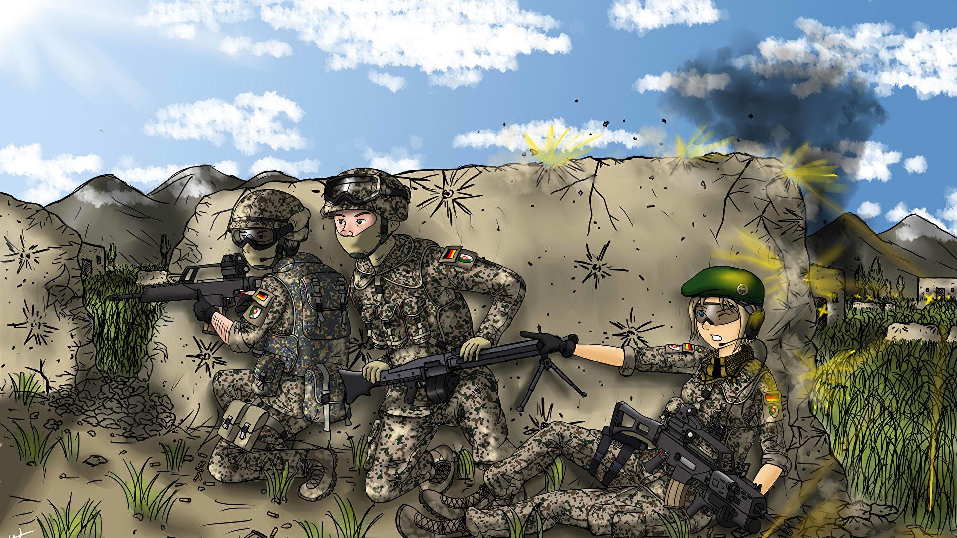 Anime Soldier 1080 Wallpapers - Wallpaper Cave