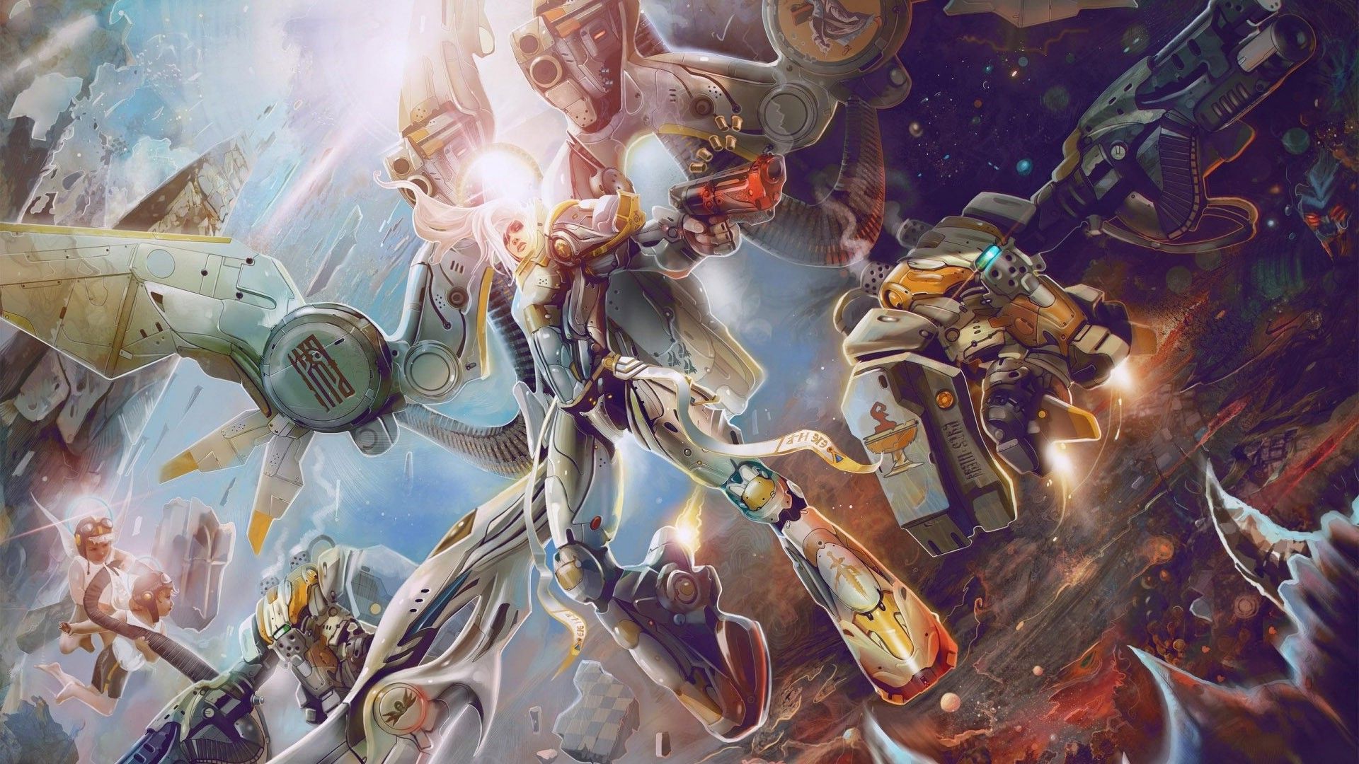 Robot Anime Warrior HD Wallpapers - Wallpaper Cave